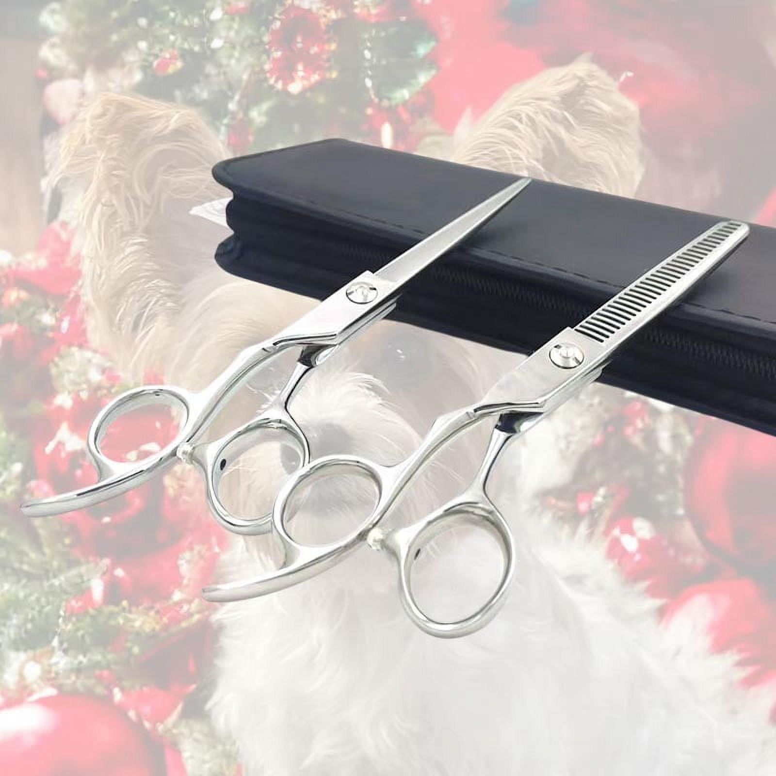 6 inch left handed dog grooming scissor set,left hand straight scissors ...