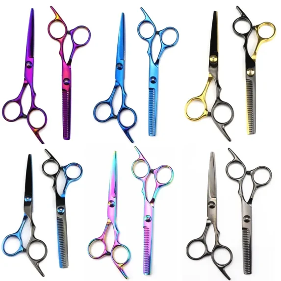 6 inch tooth scissors flat scissors for barbers and hairdressers ...