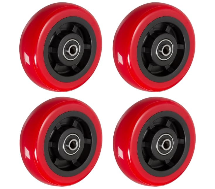 6 inch x 2 inch PRO-TECH Polyurethane Heavy Duty Non-Marking WHEEL ...