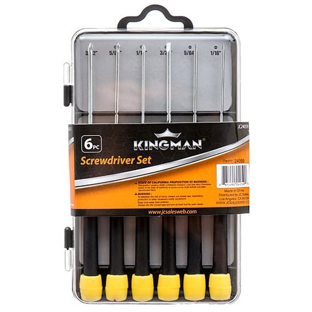 6/kit Precision Screwdriver Set With Rubber handle Jewelry Watch Clock ...