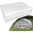 6 mil Greenhouse Plastic Film Sheeting Cover 10 x 26 Ft UV Resistant ...