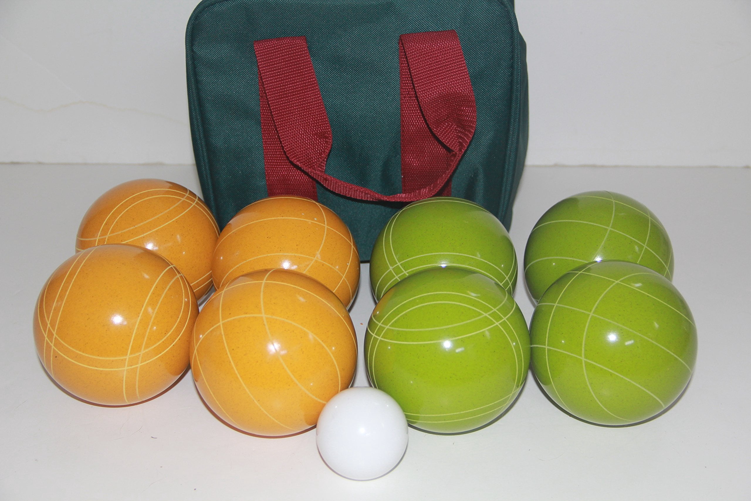 (6 of 22) Epco Bocce Set -110mm Yellow and Green Balls - Walmart.com