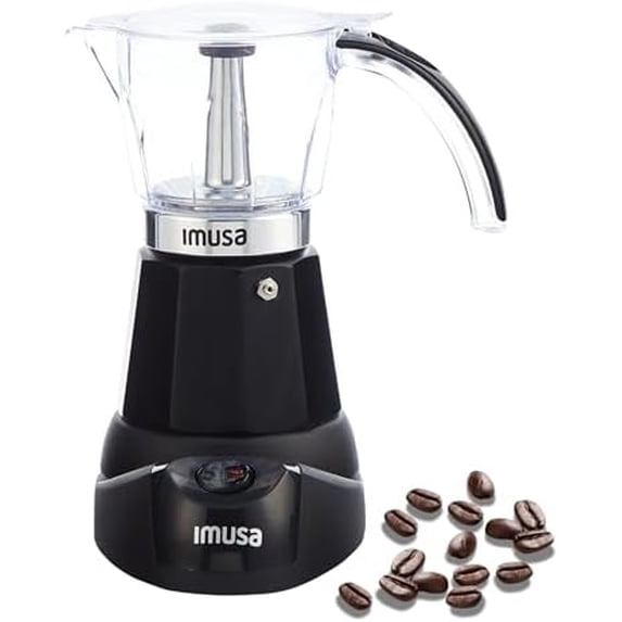 6 or 3 Cup Electric Espresso Maker Black Coffee Machine for Cuban ...