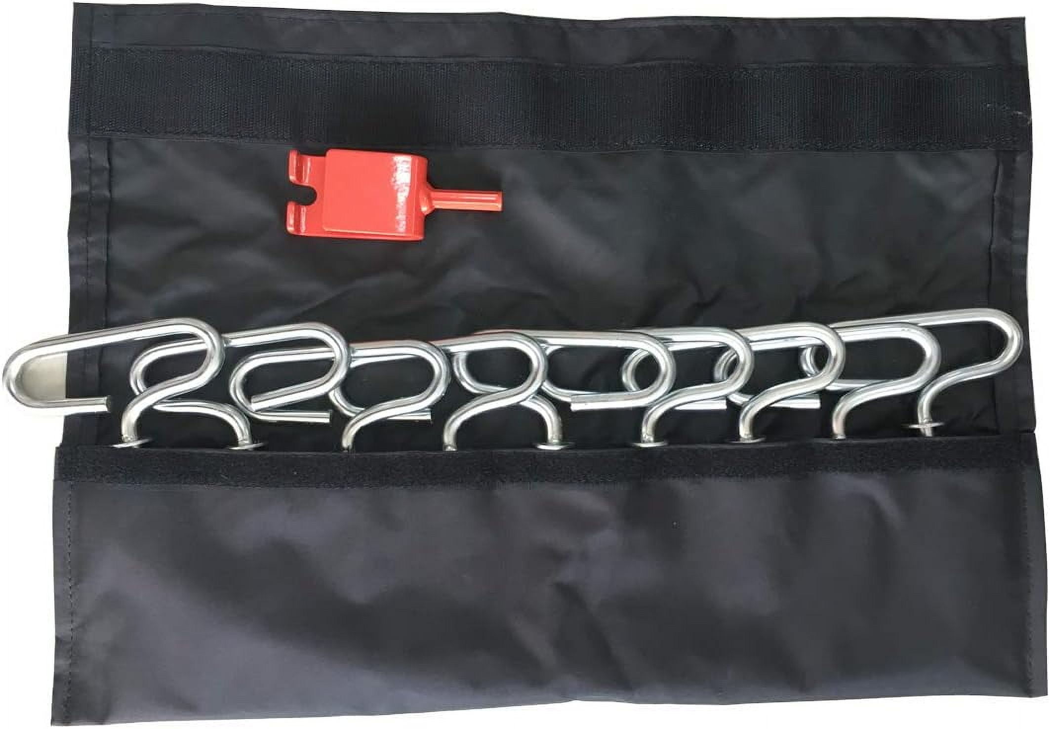 6 or 9 Piece Ice Anchor Kit for Winter Outdoor Camping&Fishing ...