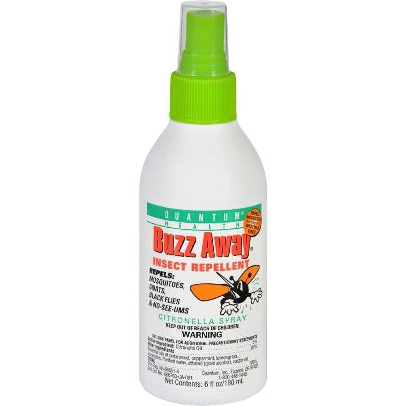 6 oz Buzz Away Insect Repellent Citronella Spray - Walmart.com