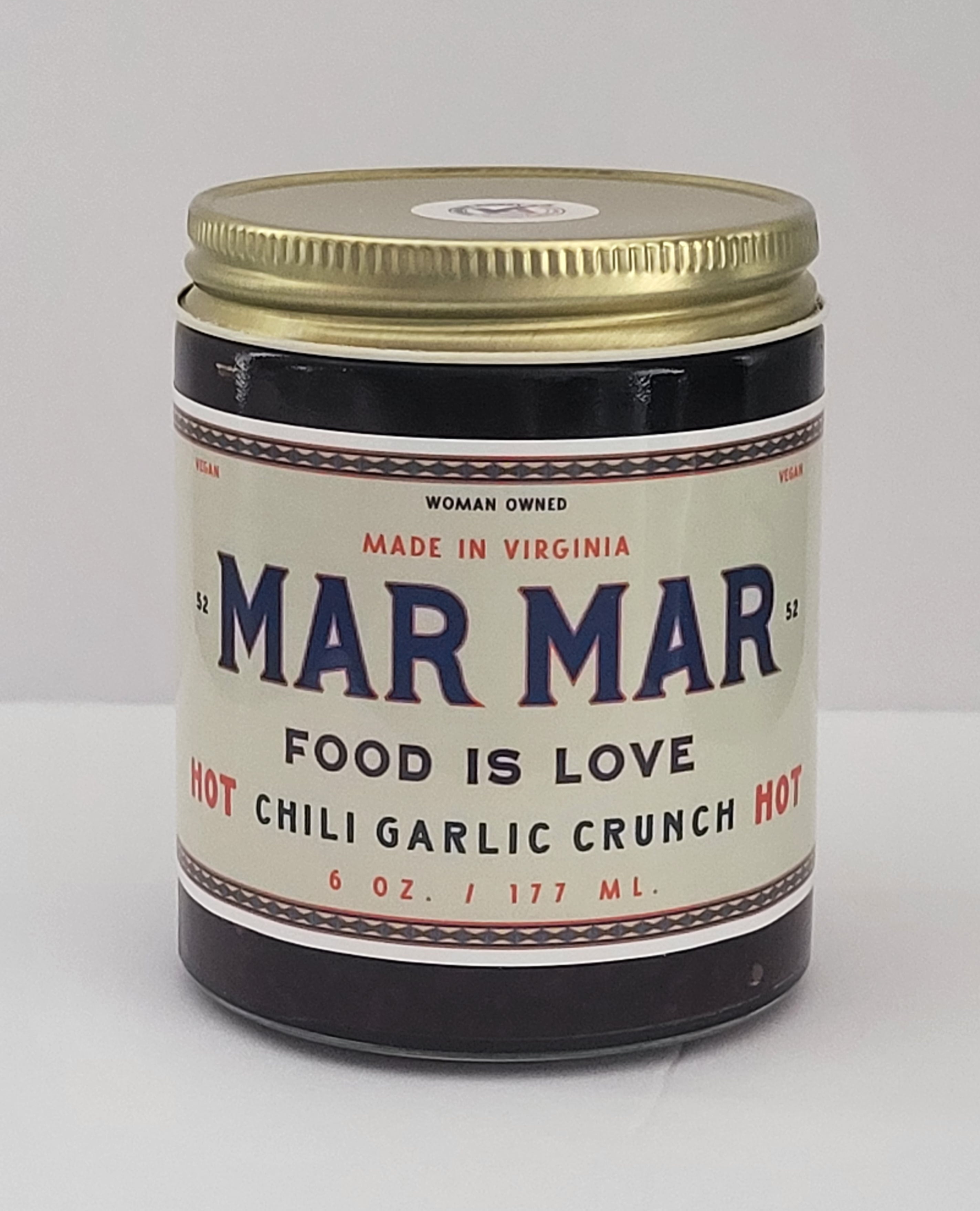Mar Mar Foods Chili Garlic Hot Sauce, 6 oz, Vegan, Spicy and Sweet ...