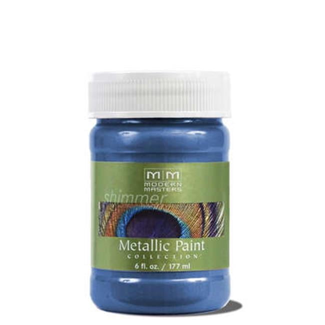 6 oz Modern Masters ME249 Teal Metallic Paint Collection Water-Based ...