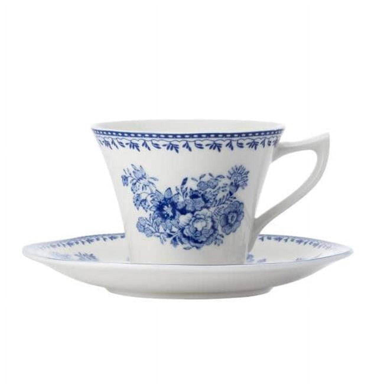 6 oz Porcelain Blue Tea Cups - Walmart.com