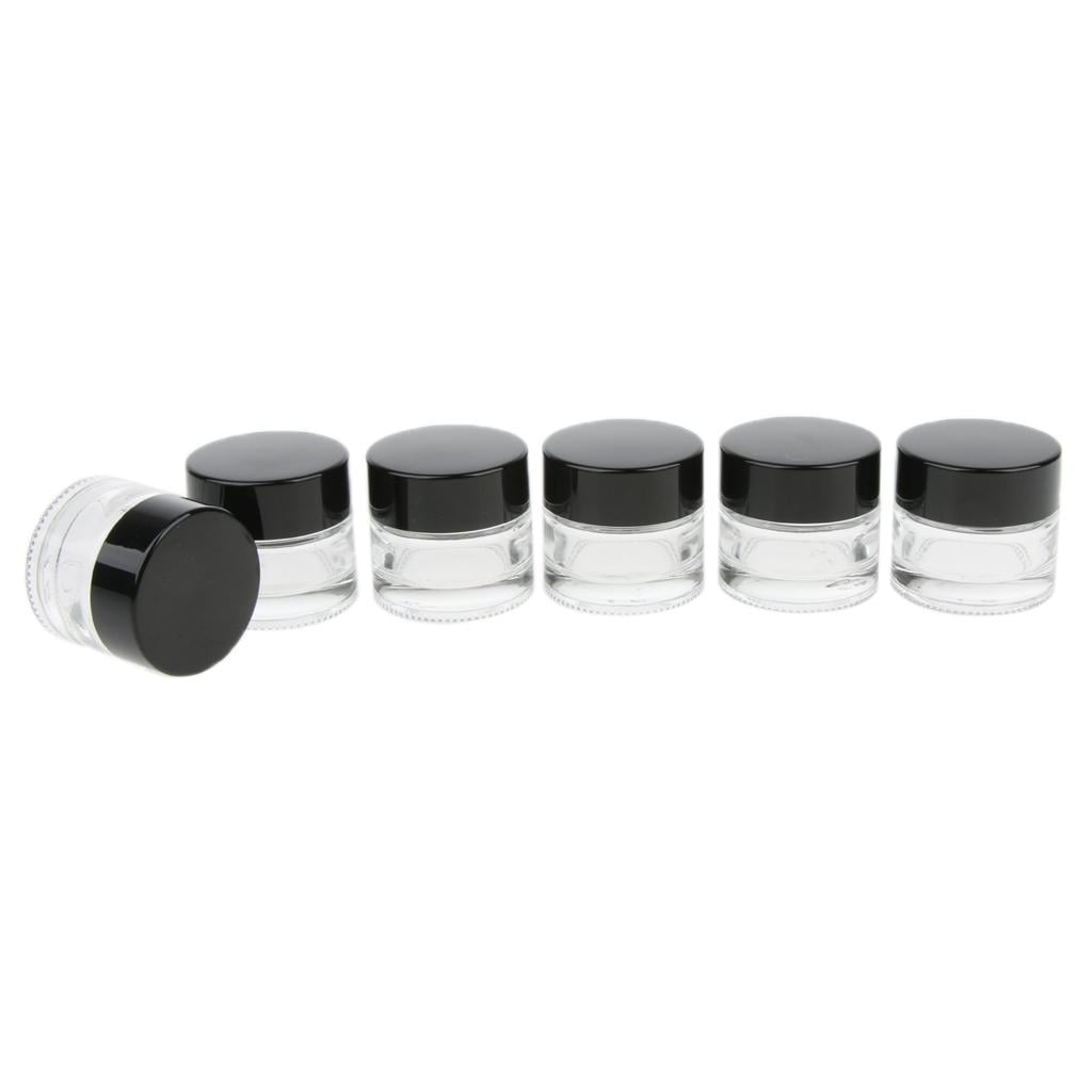6/pack 10 Gram Small Glass Jars Cosmetic Samples Container - Empty ...