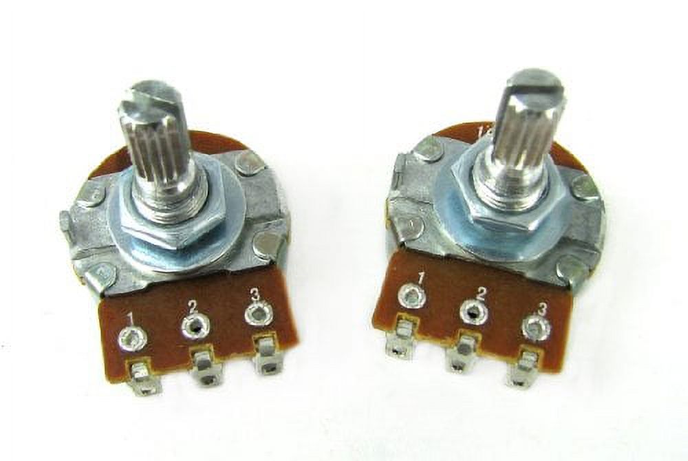6-pack 1MOhm (1000KOhm) Bourns Audio-Taper Potentiometer - for Guitar ...