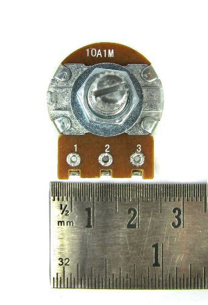 6-pack 1MOhm (1000KOhm) Bourns Audio-Taper Potentiometer - for Guitar ...