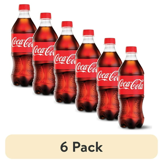 (6 pack) 2PK - Coca-Cola Coca Cola, 20 fl oz - Walmart.com