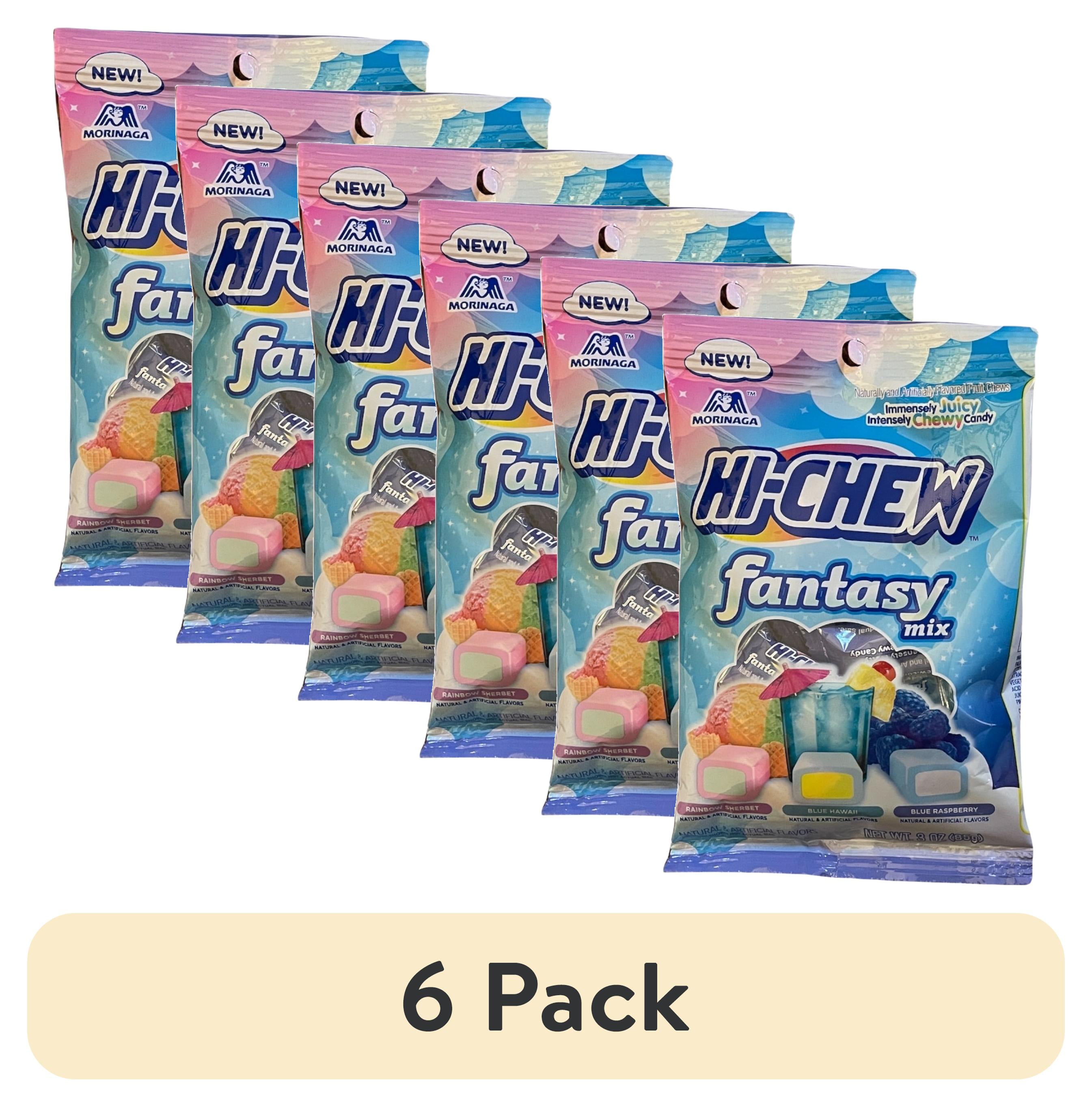 (6 pack) 2PK Exclusive Hi-Chew FANTASY Mix - Blue Hawaii, Rainbow ...