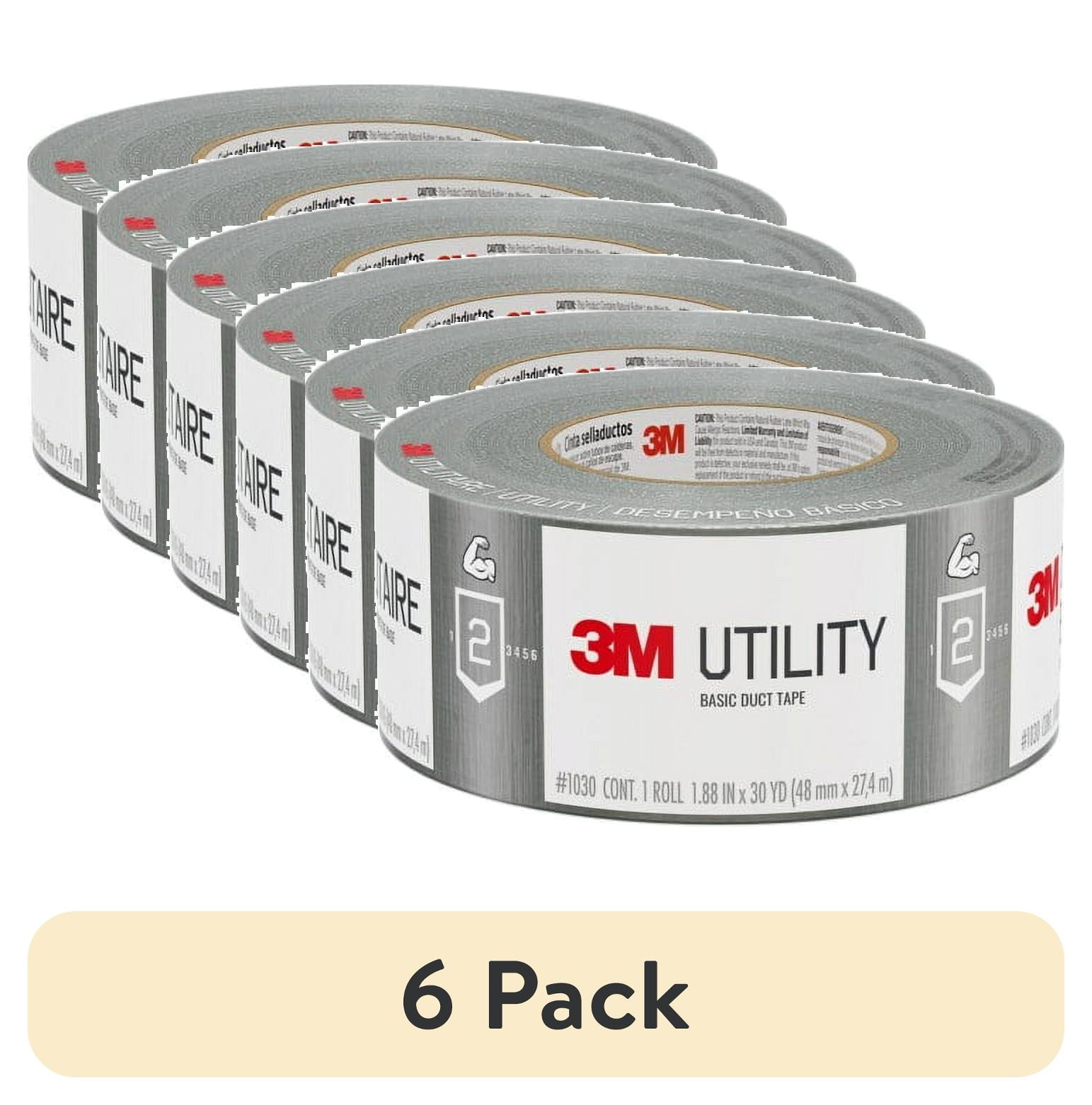 (6 pack) 3M™ Basic Duct Tape 1030, 1.88in x 30yd (48mm x 27.4m ...