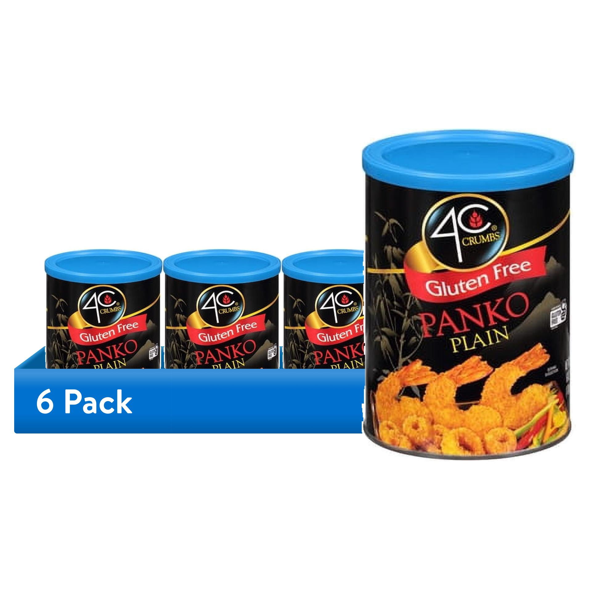 (6 pack) 4C Gluten Free Plain Panko Crumbs, 6 oz - Walmart.com