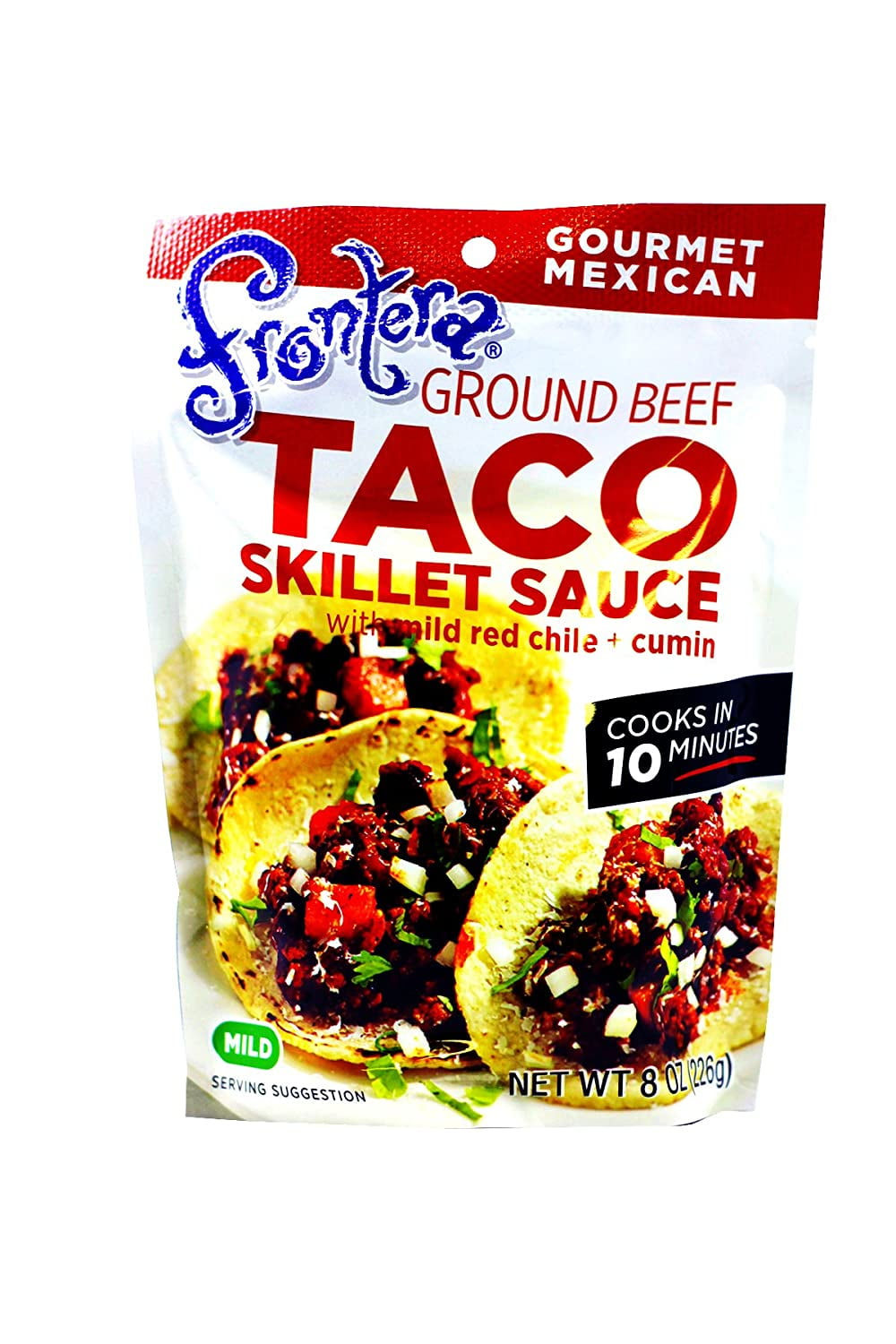 (6 pack)Frontera Ground Beef Taco Skillet Sauce Packet with Mild Red ...