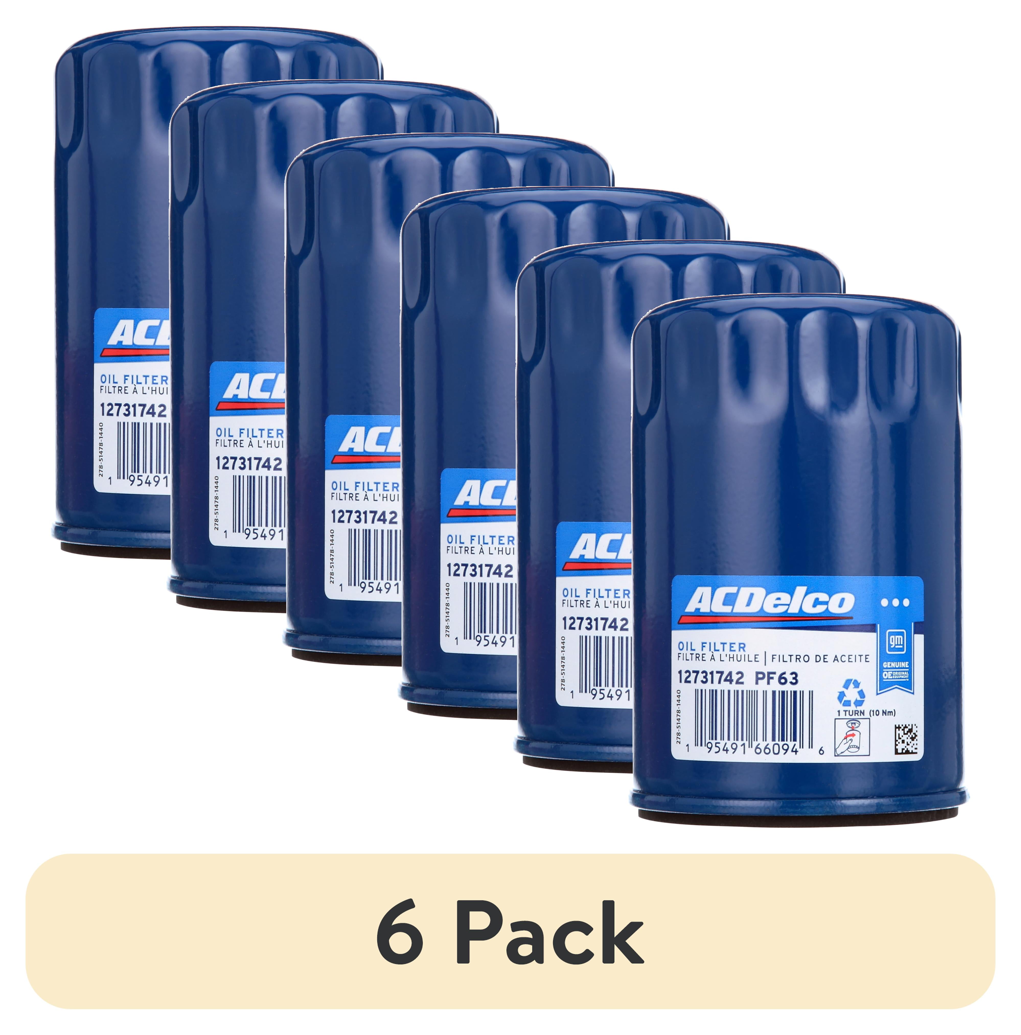 (6 pack) ACDelco PF63 Oil Filter - Walmart.com