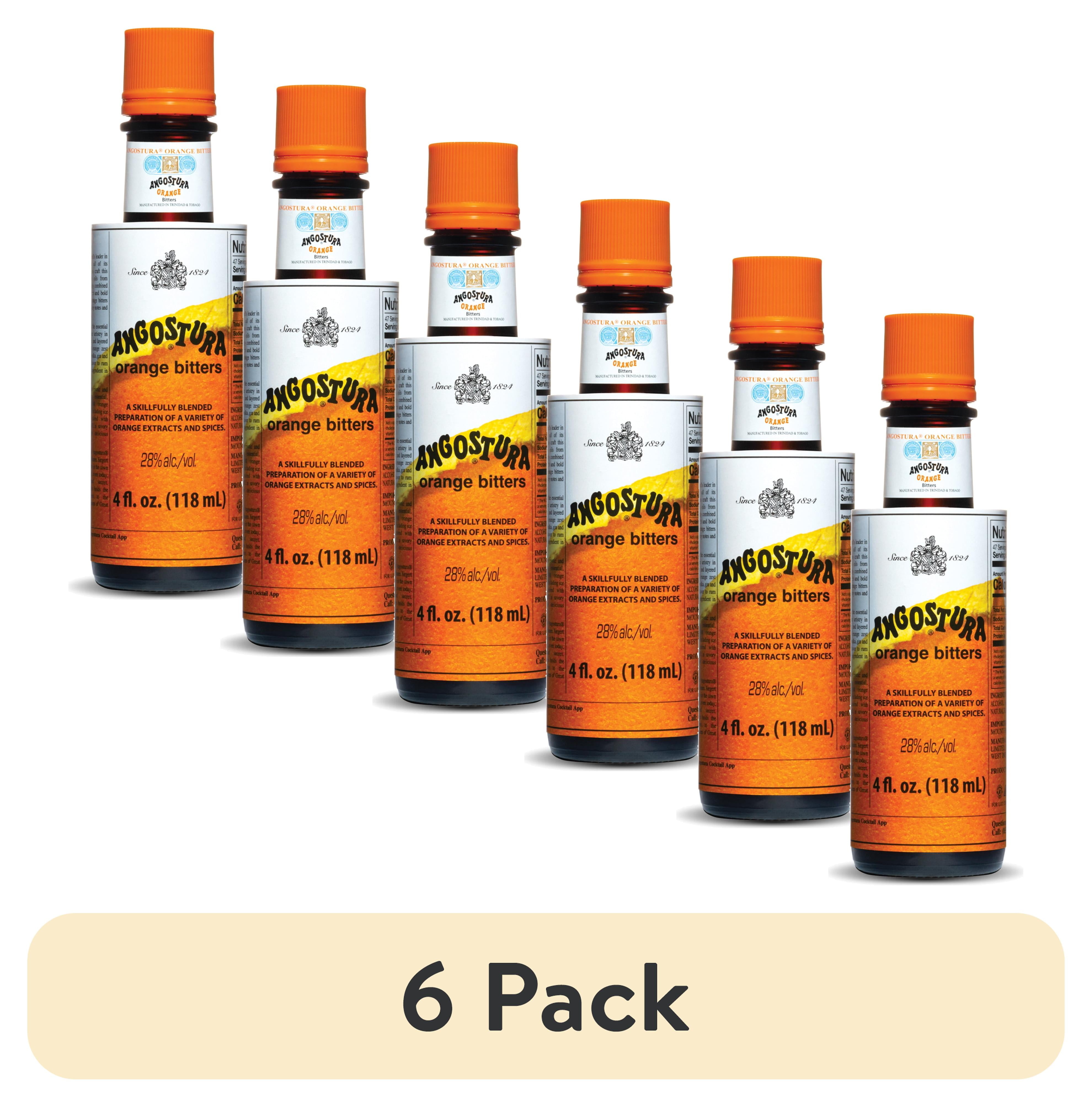 (6 pack) ANGOSTURA Orange Bitters, Liquid Cocktail Bitters for ...