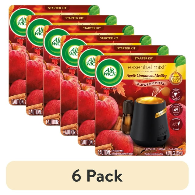 (6 pack) Air Wick Essential Mist Fall Scented Oil Air Freshener ...