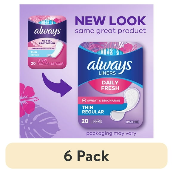 Always Panty Liners in Always - Walmart.com
