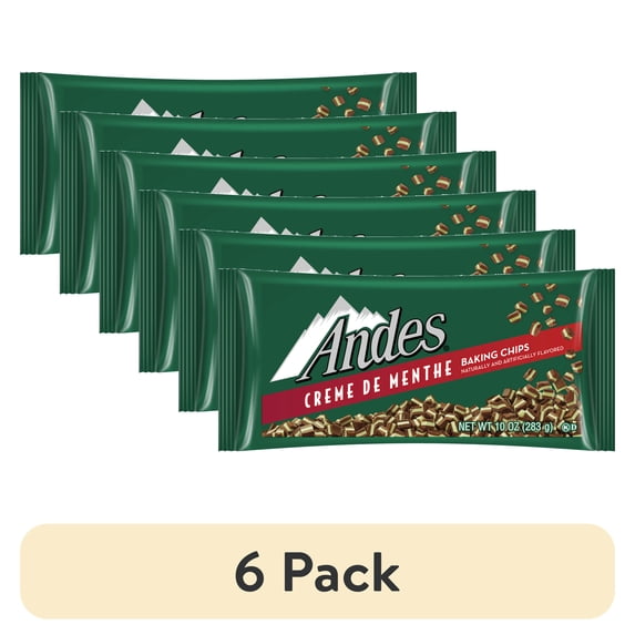(6 pack) Andes Baking Chips, Andes Mints for Recipes, 10 oz bag ...