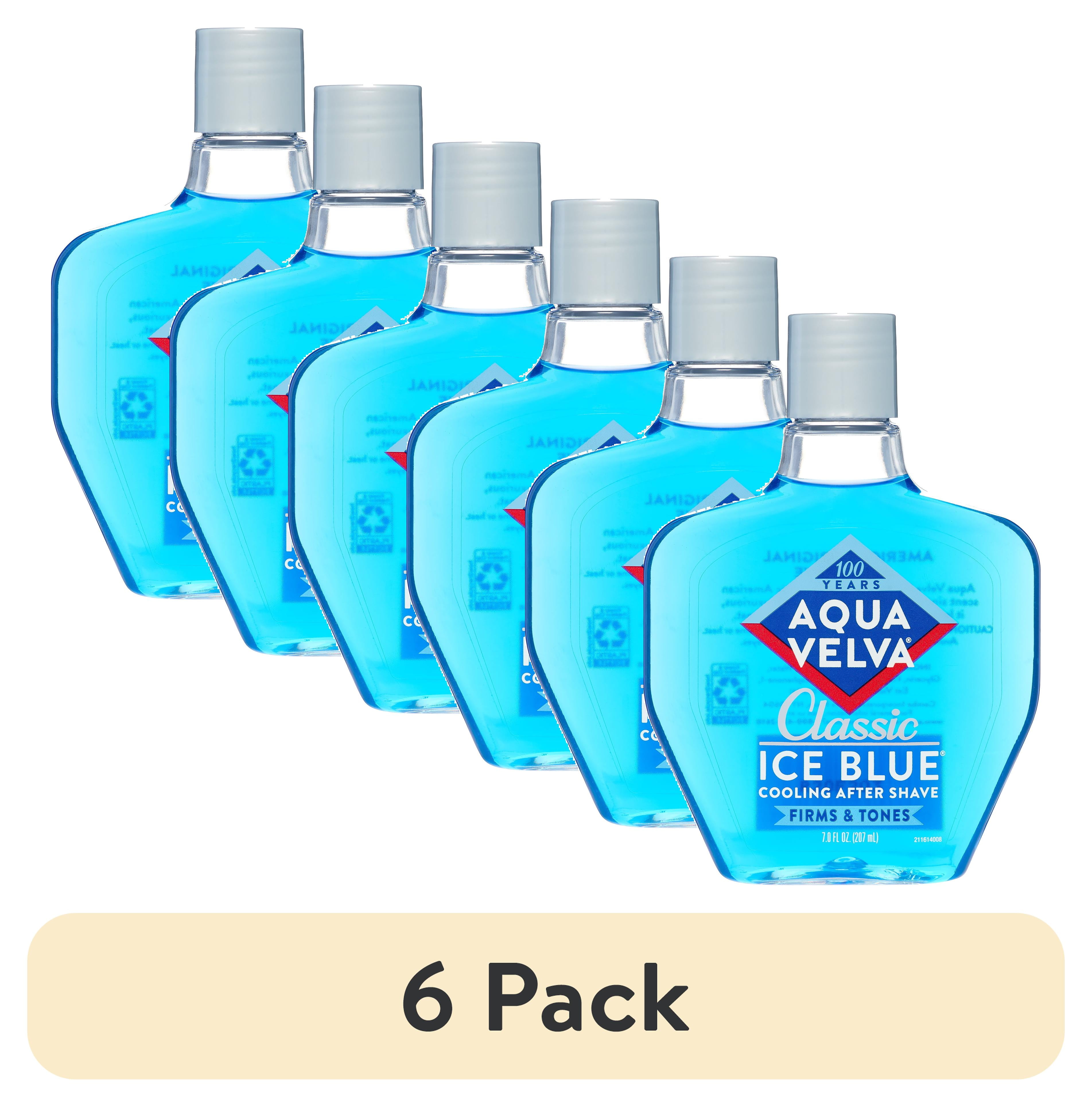 (6 pack) Aqua Velva After Shave, Classic Ice Blue Scent, 7 fl. oz ...