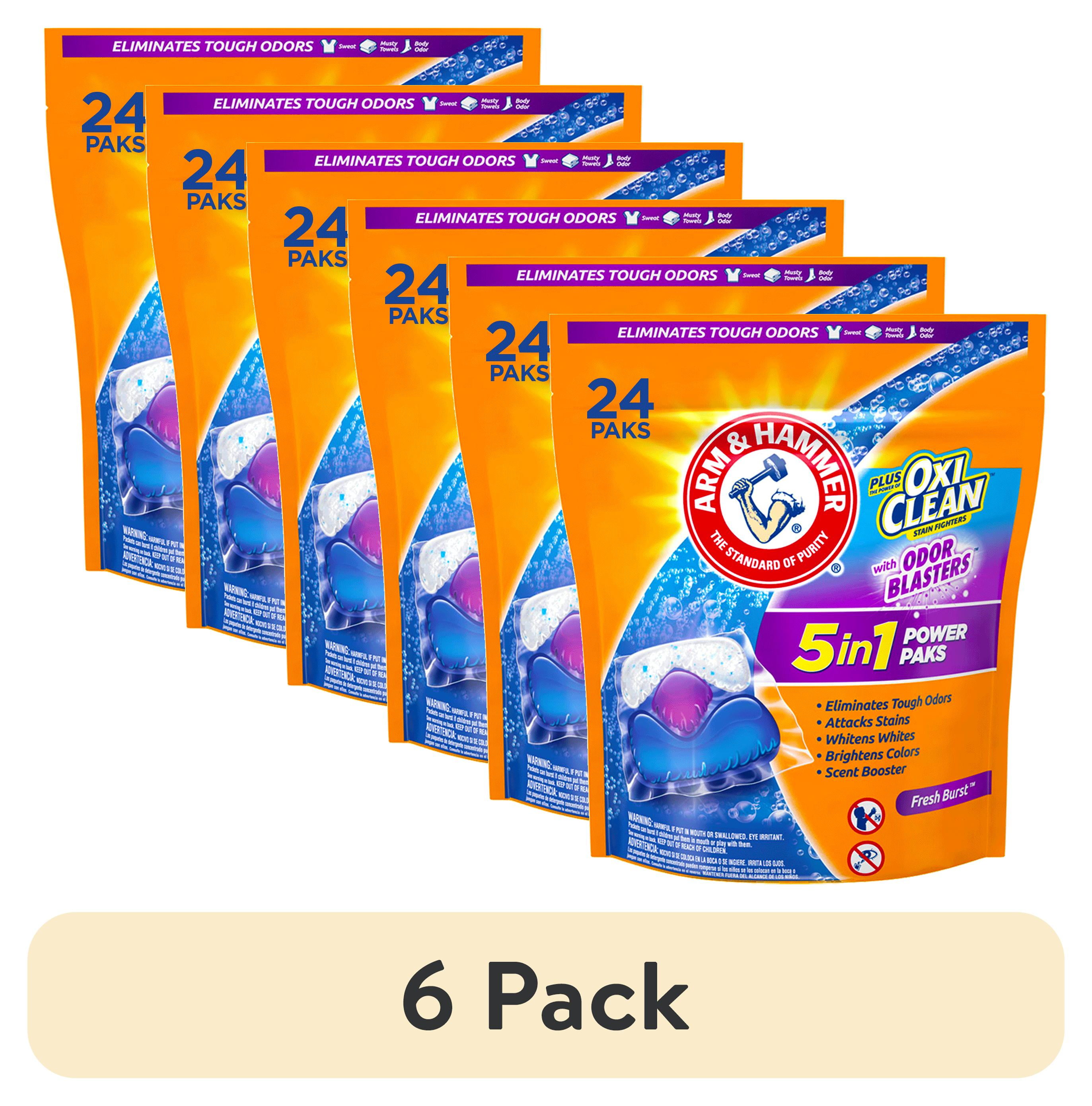 (6 pack) Arm & Hammer Plus OxiClean With Odor Blasters UNIT DOSE ...