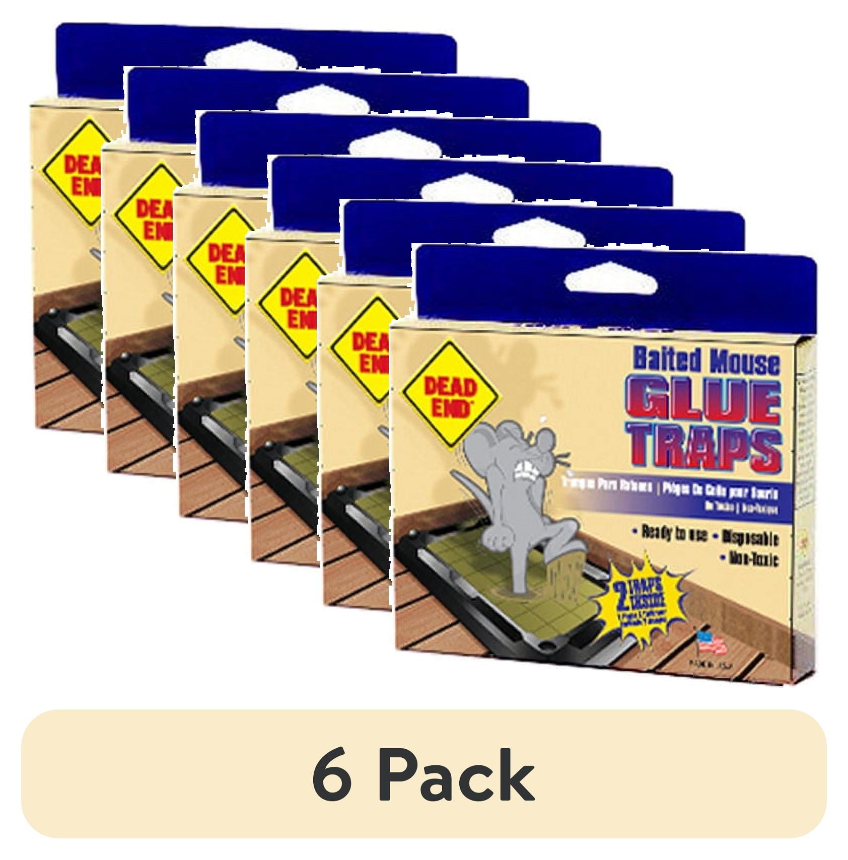 (6 pack) Atlantic Paste & Glue Co Inc 1102 2PK Glue Mouse Trap ...