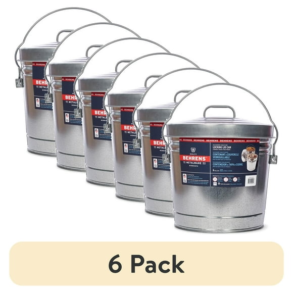 Metal Trash Containers