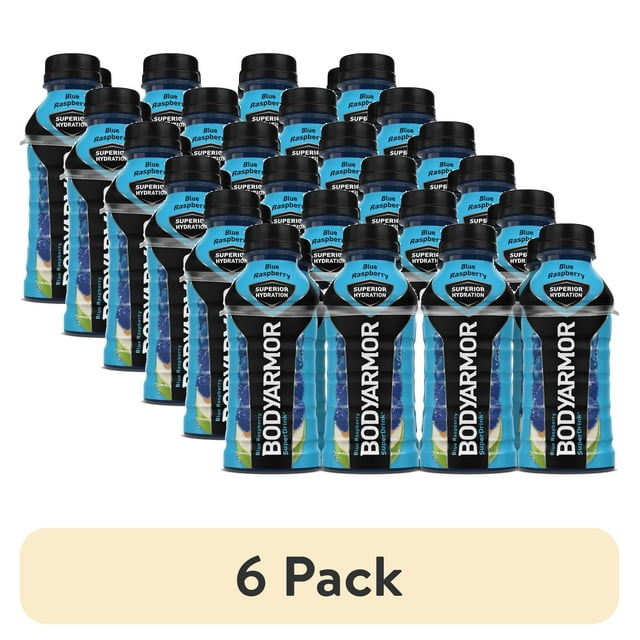 (6 pack) BODYARMOR Blueberry Raspberry Electrolyte Sports Drink, 12 fl ...