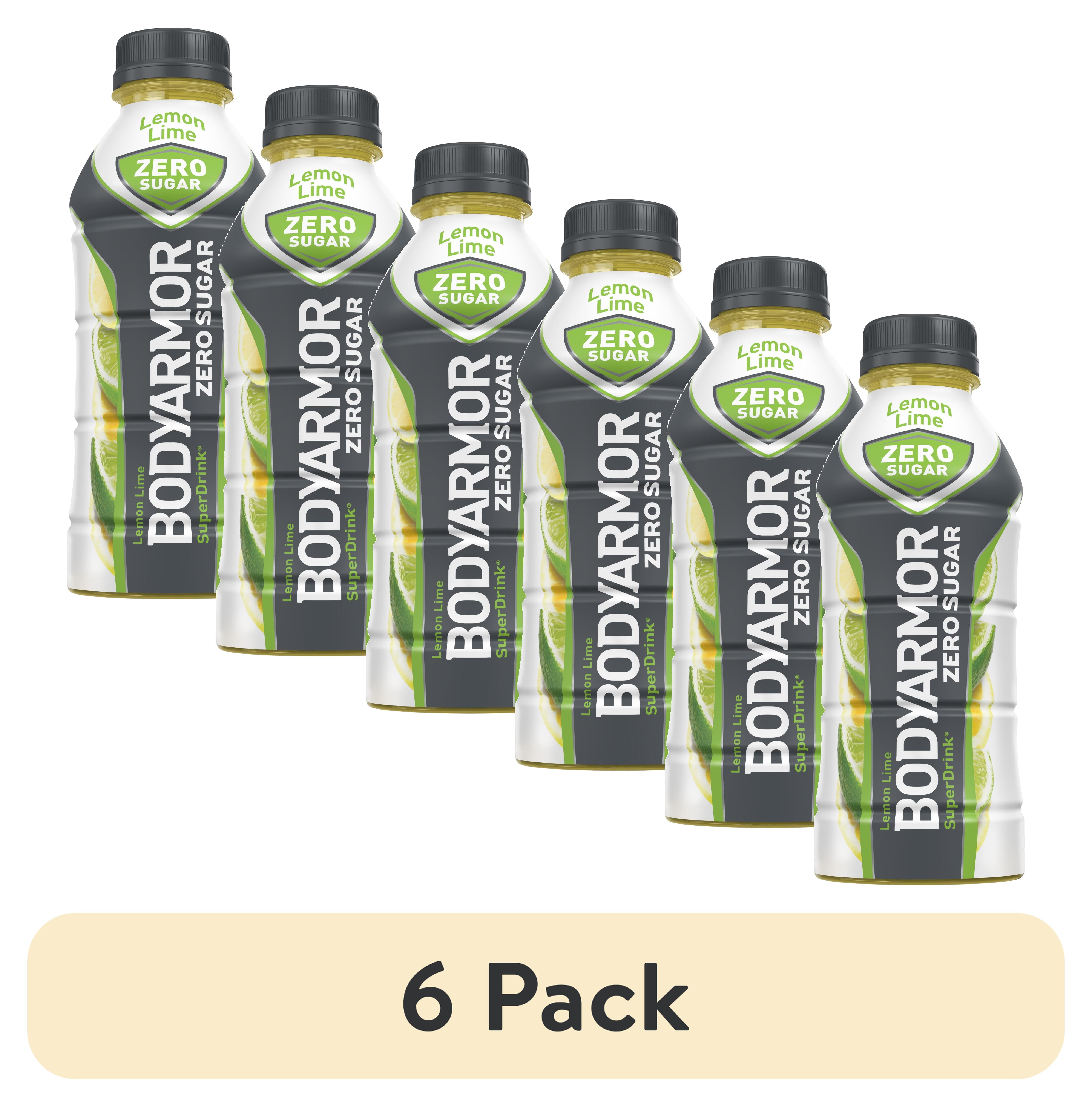 (6 pack) BODYARMOR Zero Sugar Lemon Lime Electrolyte Sports Drink, 16 ...