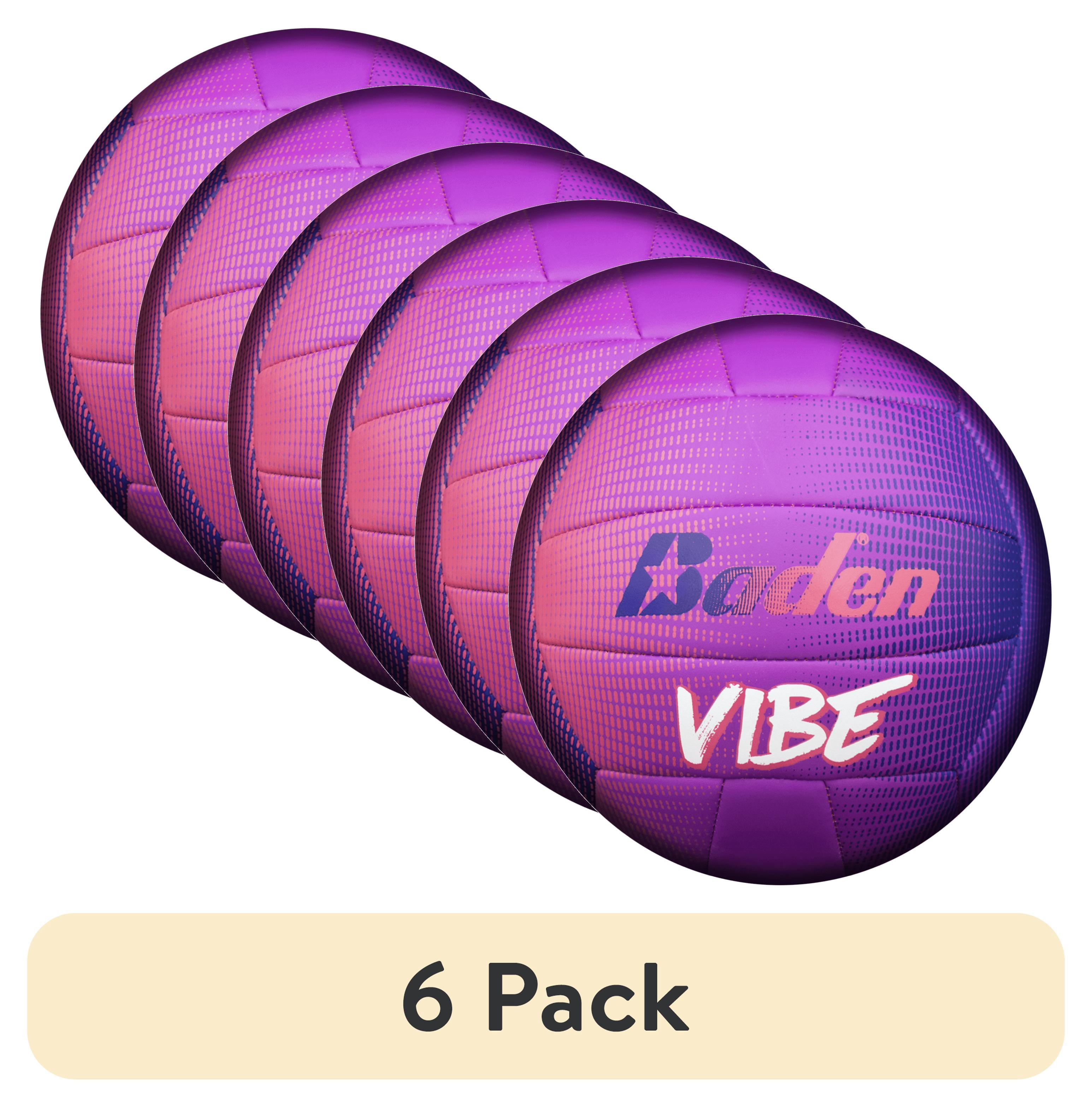 (6 pack) Baden Vibe Indoor/Outdoor Play Official Size Recreational ...