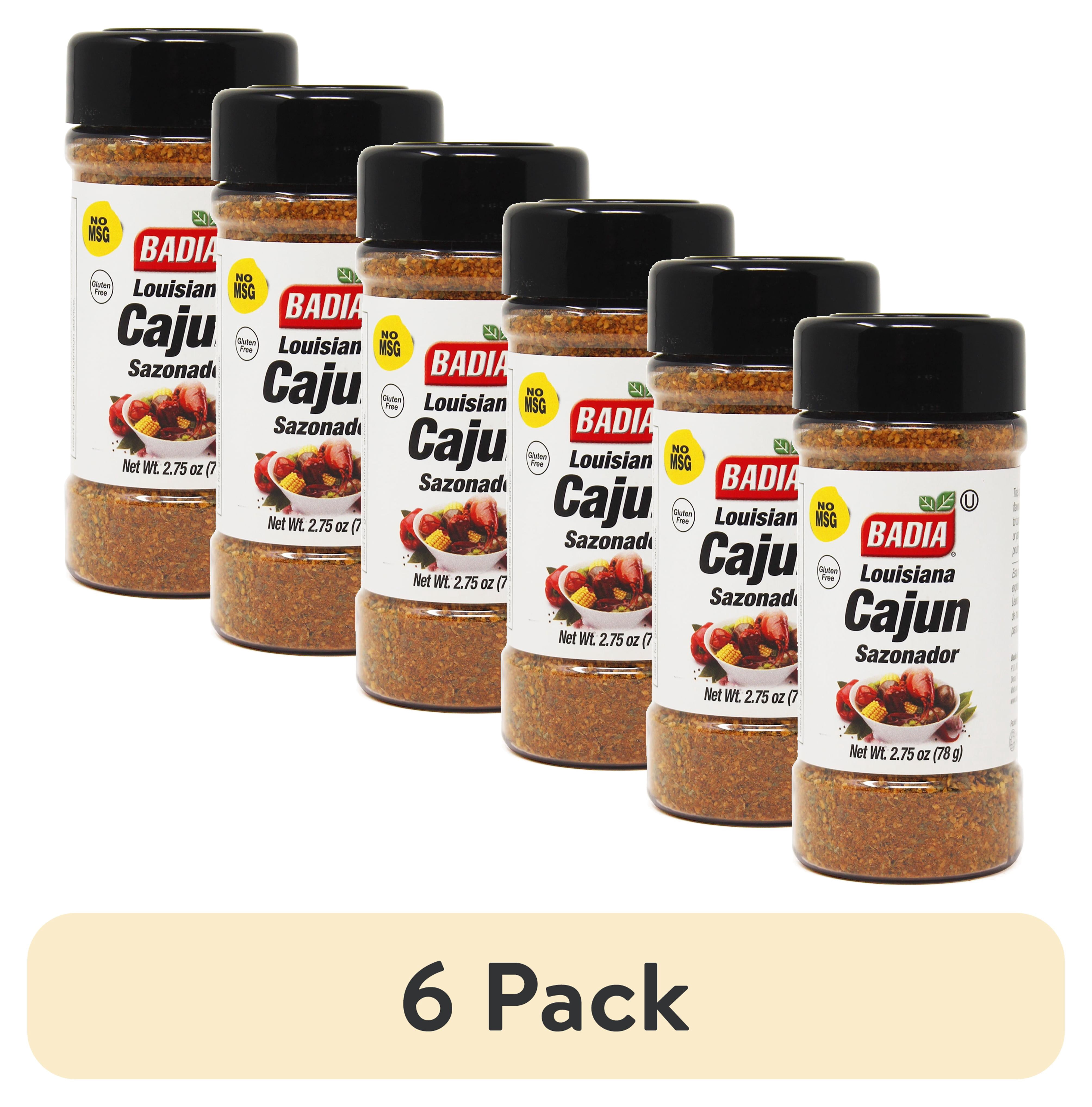 (6 pack) Badia Louisiana Cajun Blend, 2.75 oz - Walmart.com