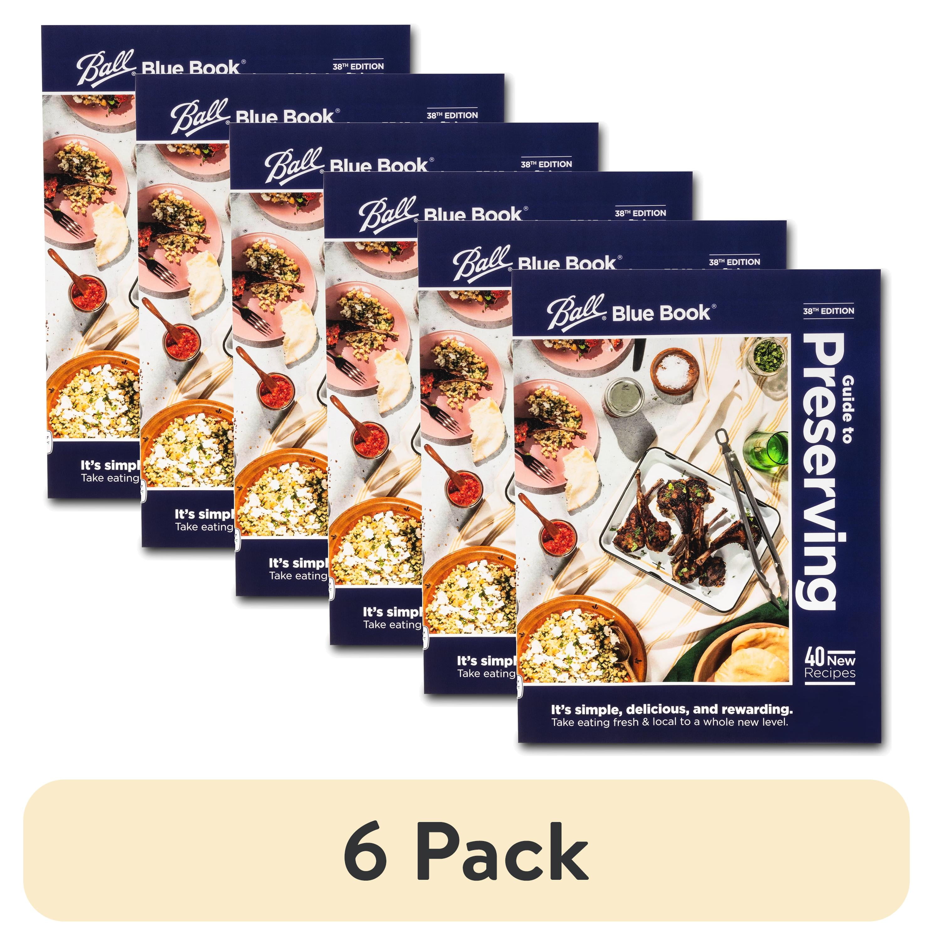 (6 pack) Ball® Blue Book Guide to Preserving 38th Edition, Recipe Book ...