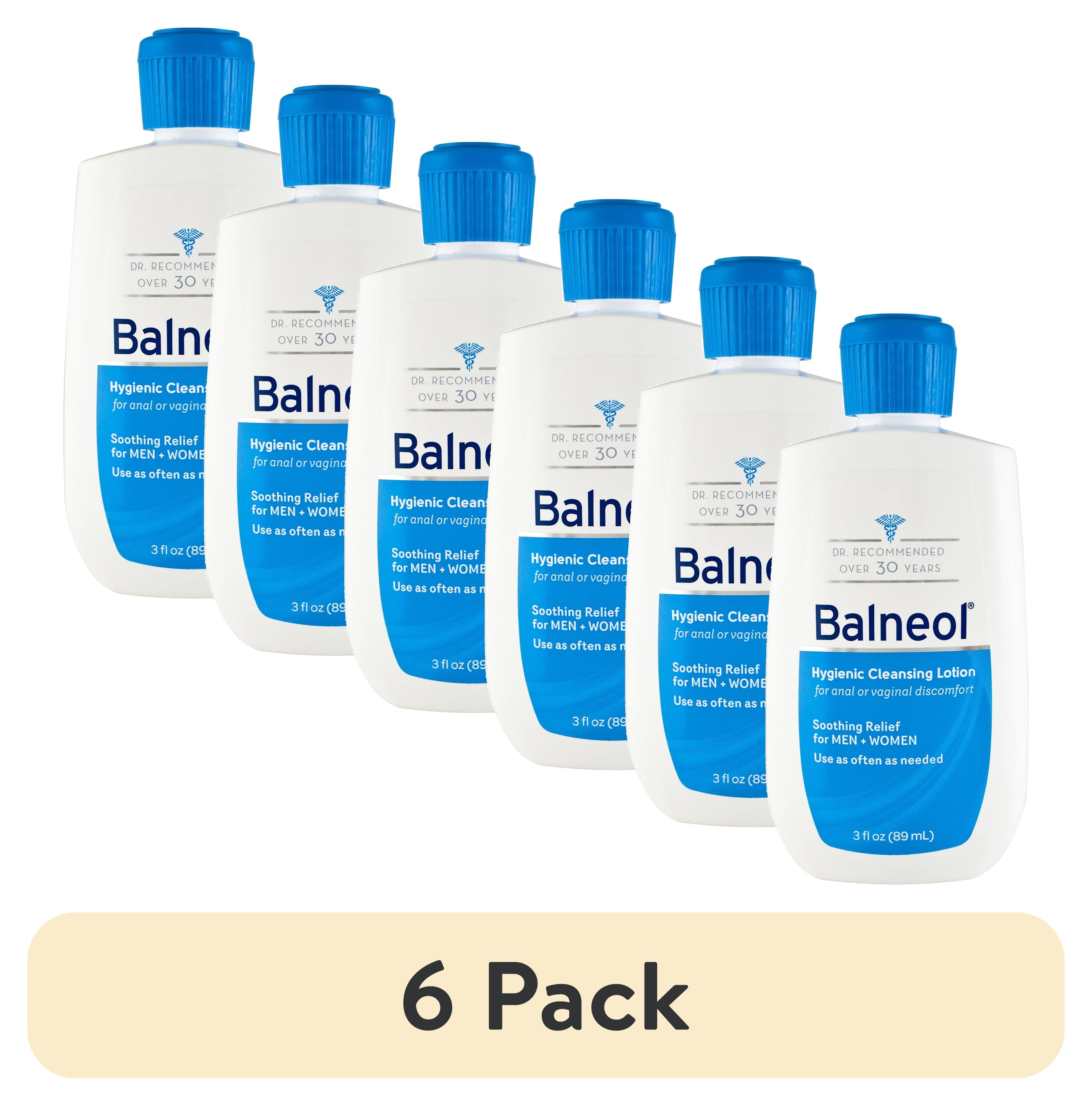 (6 pack) Balneol Hygienic Cleansing Lotion, Soothing Relief for ...