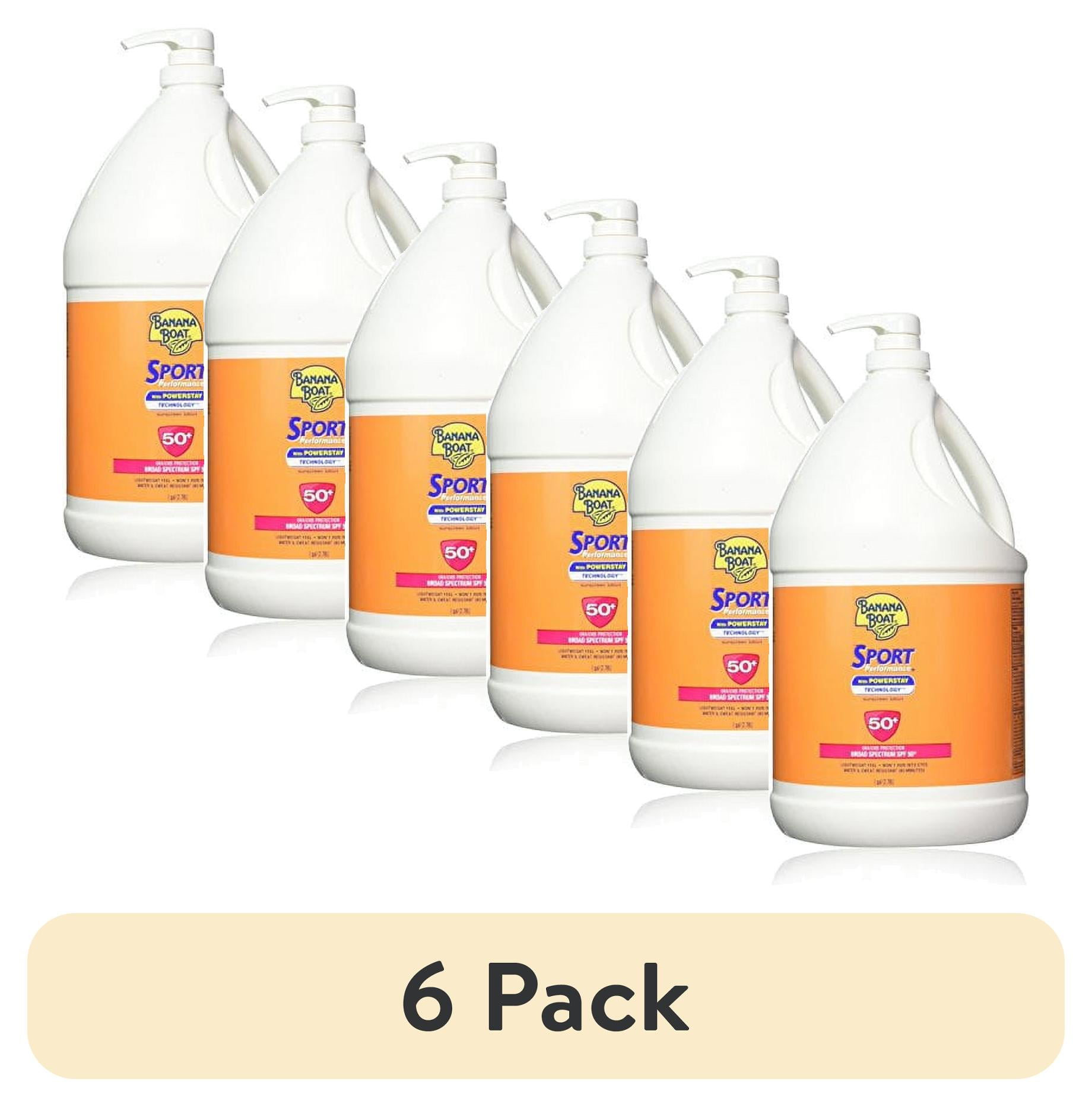 (6 pack) Banana Boat Sport Performance Broad Spectrum Sunscreen Lotion ...