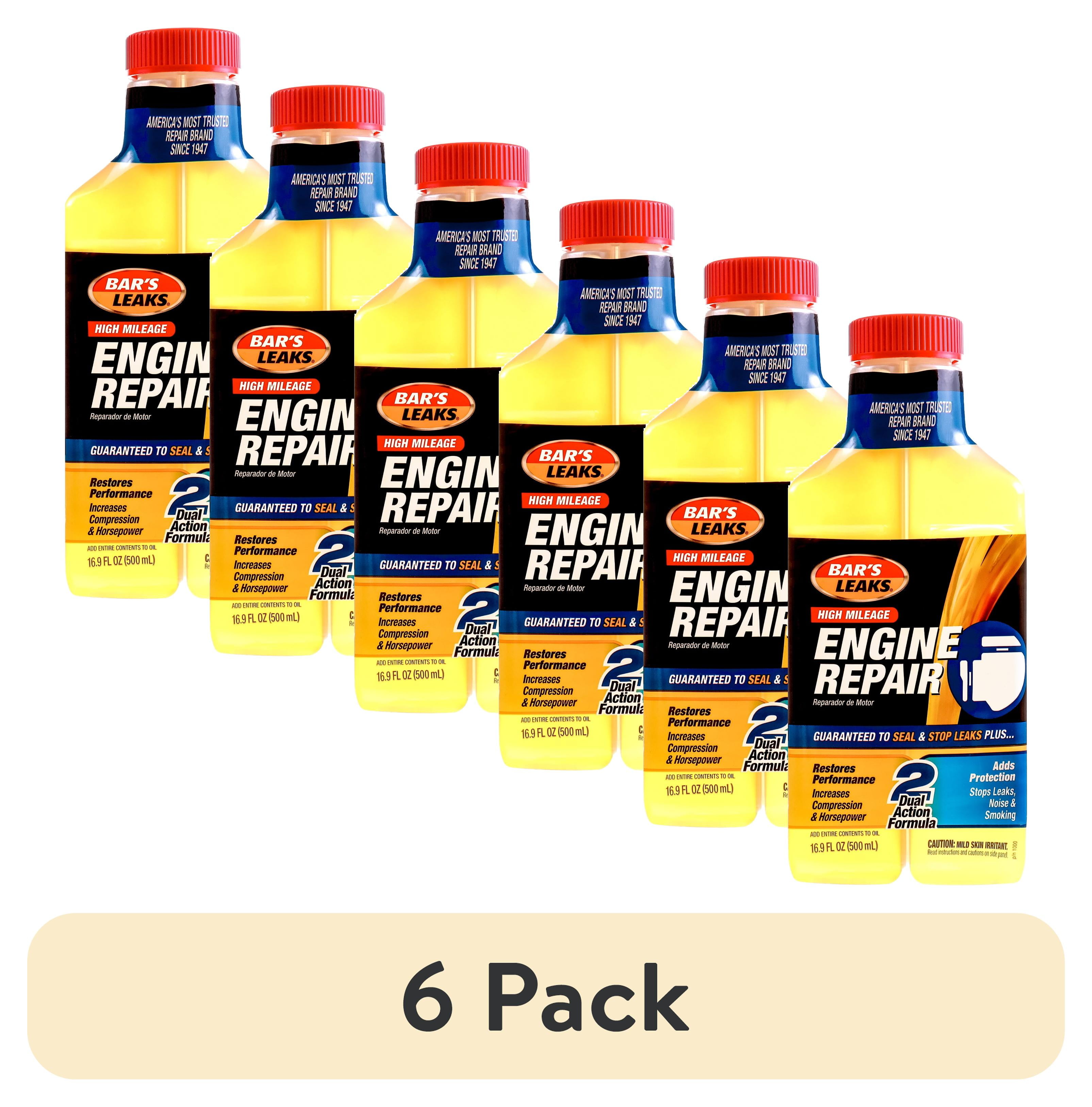 (6 pack) Bar's Leaks 1000 Engine Repair Automotive Additive, 16.9 oz ...