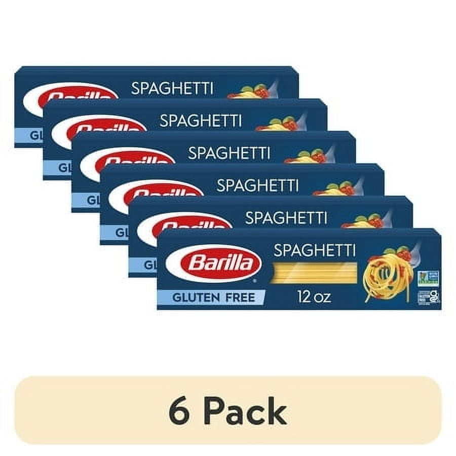 (6 pack) Barilla Gluten Free Spaghetti Pasta, 12 oz - Walmart.com