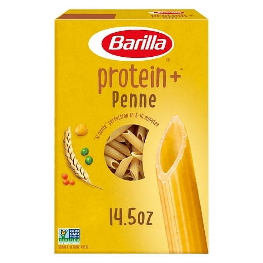 (6 pack) Barilla Protein+ Penne Pasta, Plant Based Pasta, 14.5oz ...