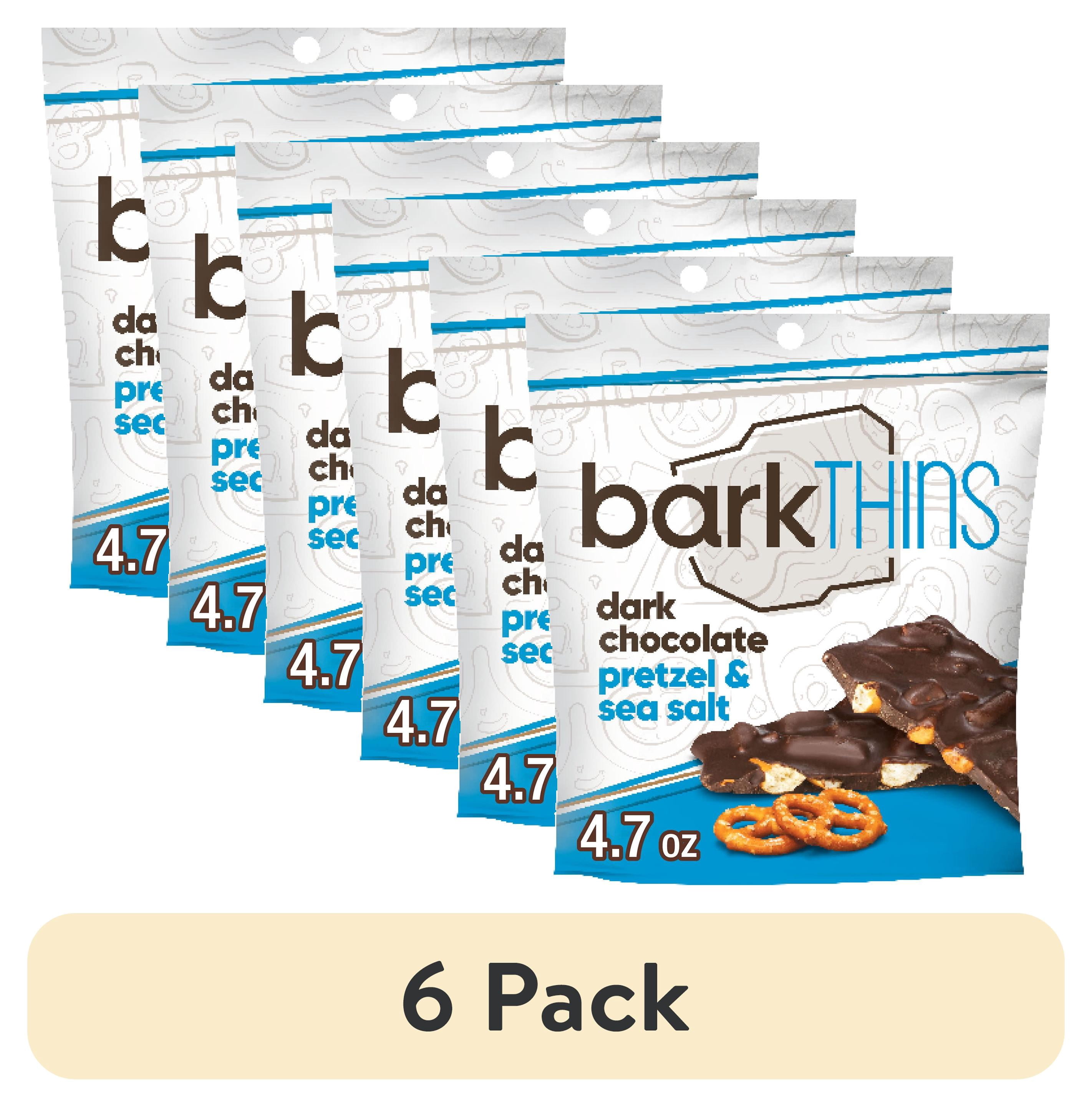 (6 pack) Barkthins Dark Chocolate, Pretzel and Sea Salt Snacking ...