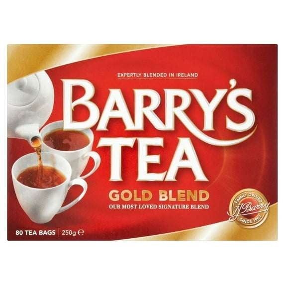 (6 pack) Barry'S Tea Gold Blend Irish Tea, 80 Tea Bags - Walmart.com