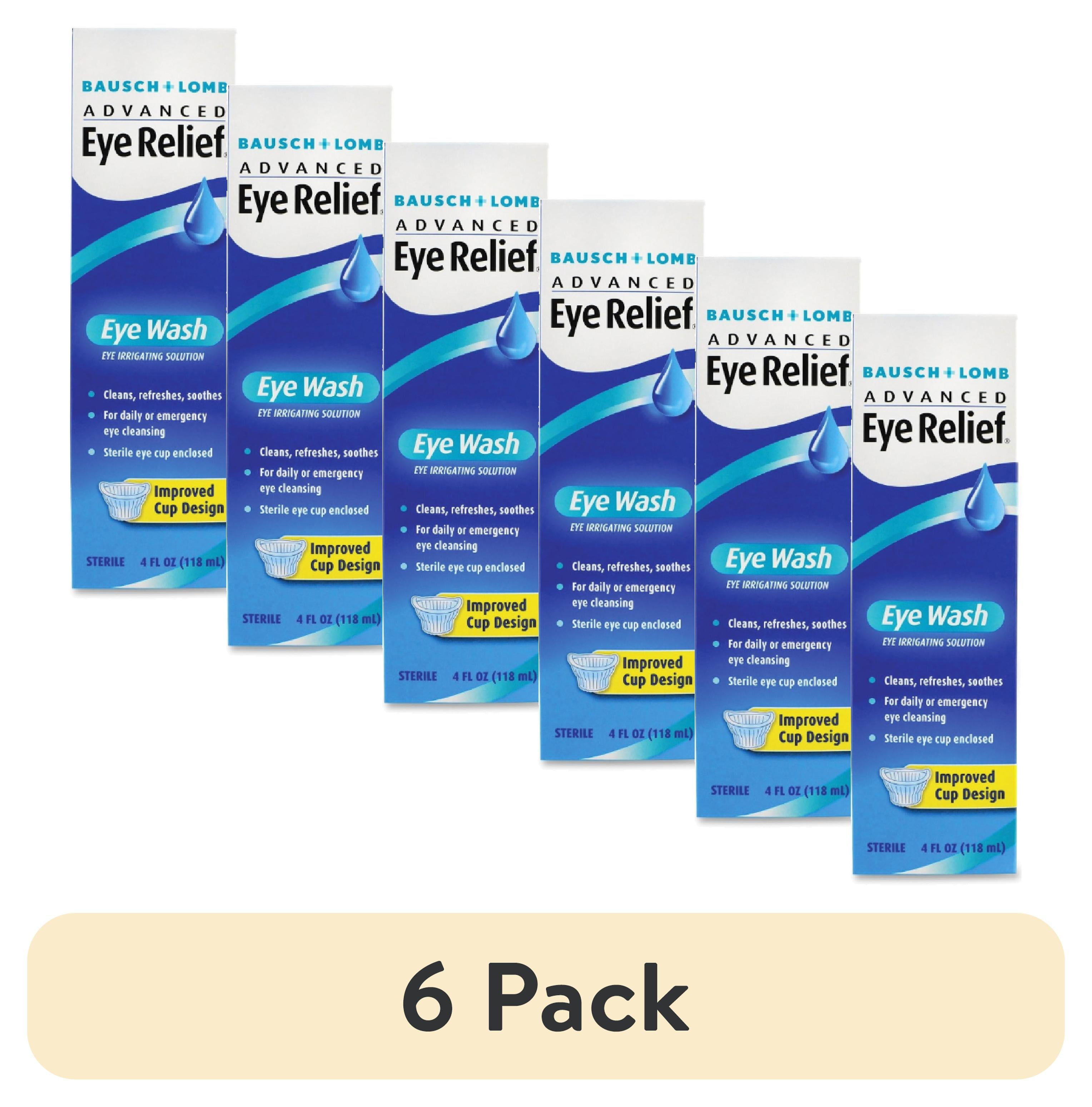 (6 pack) Advanced Eye Relief Eye Wash from Bausch & Lomb, Eye ...