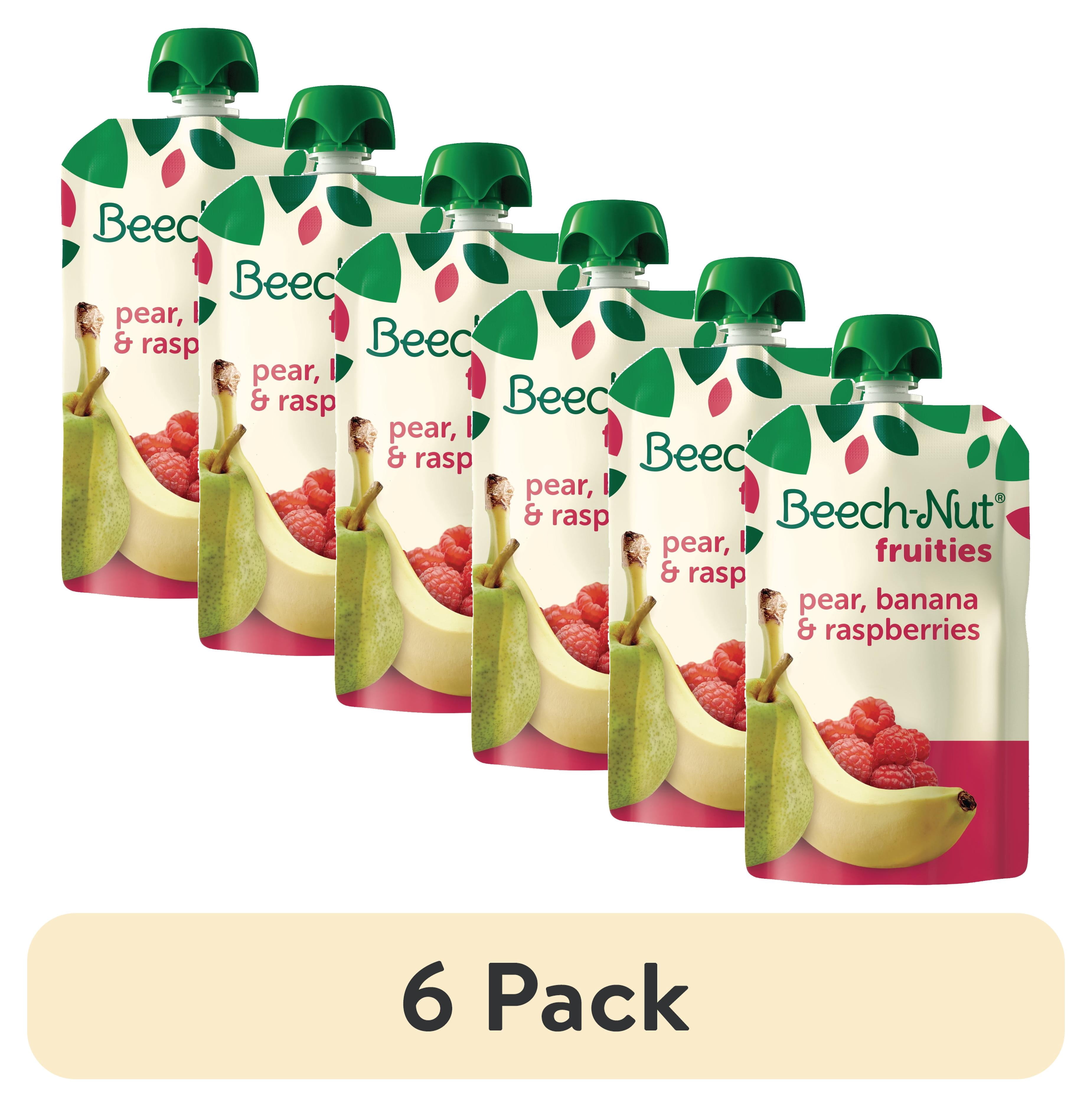 (6 pack) Beech-Nut Fruities Stage 2 Baby Food, Pear Banana ...