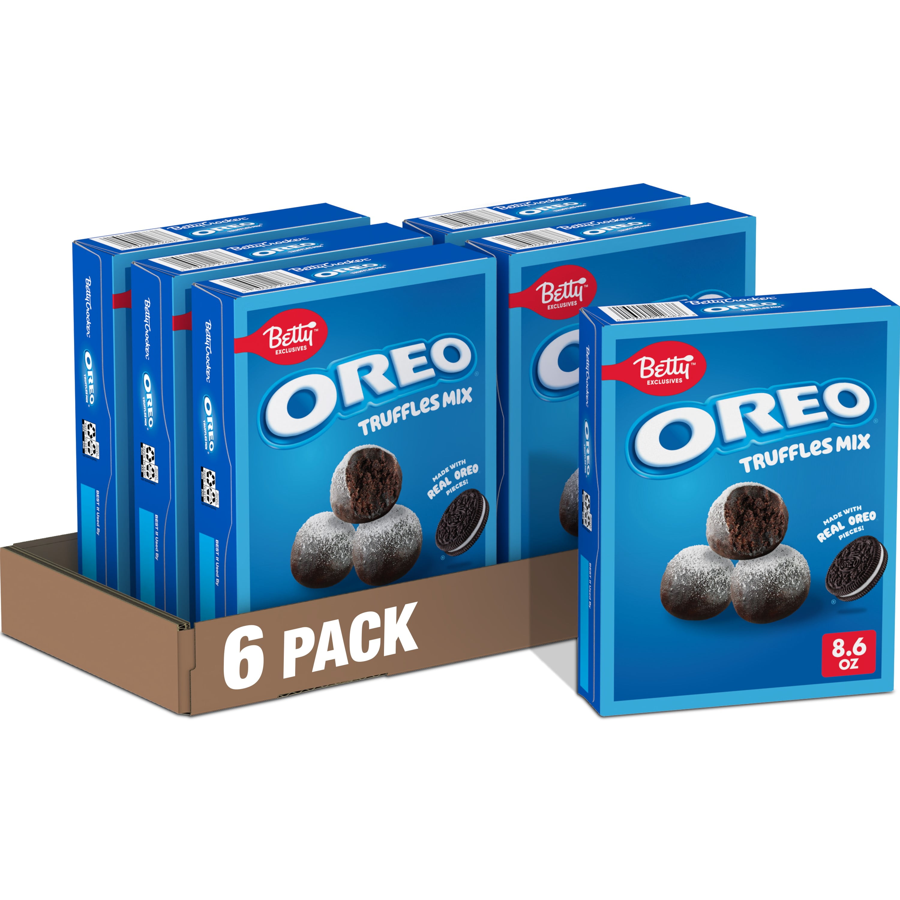 (6 pack) Betty Exclusives OREO Truffles Mix, Made with Real OREO Cookie ...