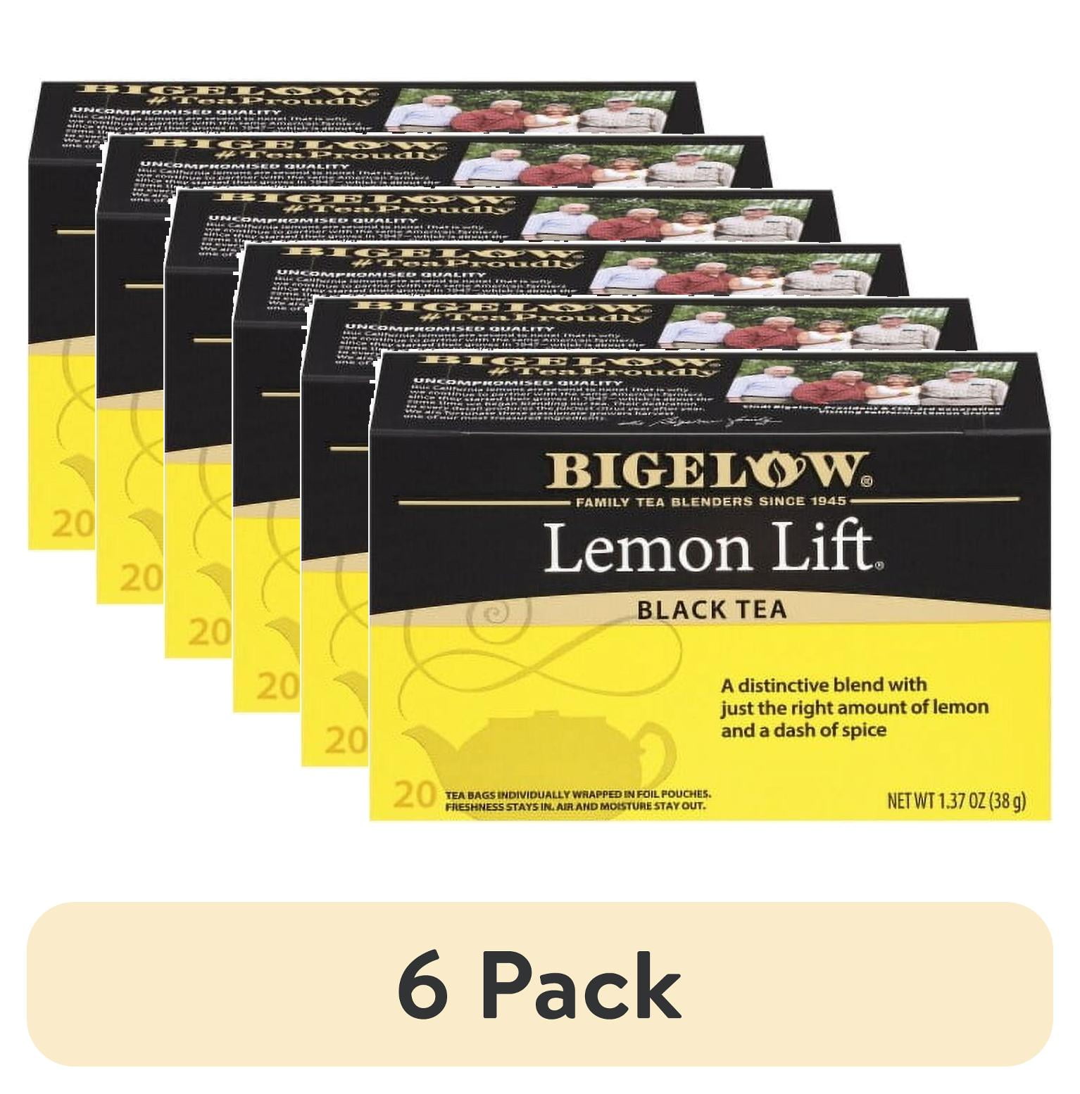 (6 pack) Bigelow Lemon Lift Black Tea Bags 20 ct - Walmart.com