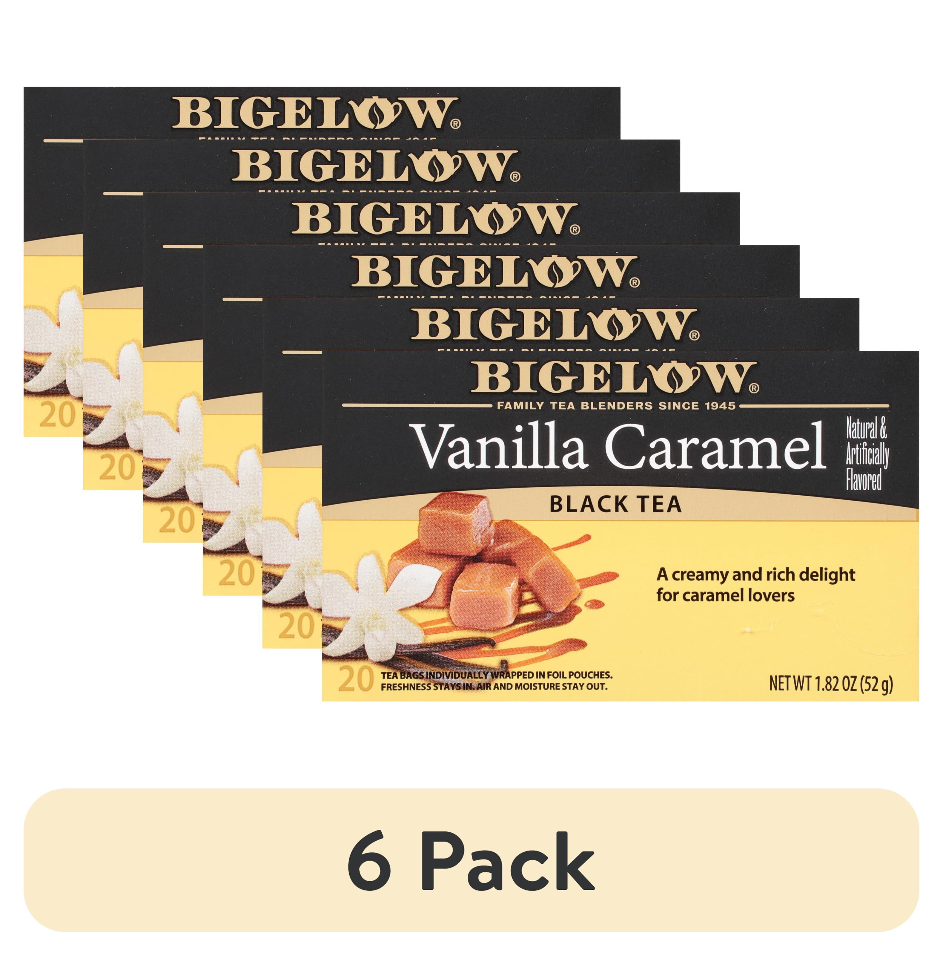 Bigelow Vanilla Caramel Black Tea Bags, 6 Pack for Breakroom - Walmart ...