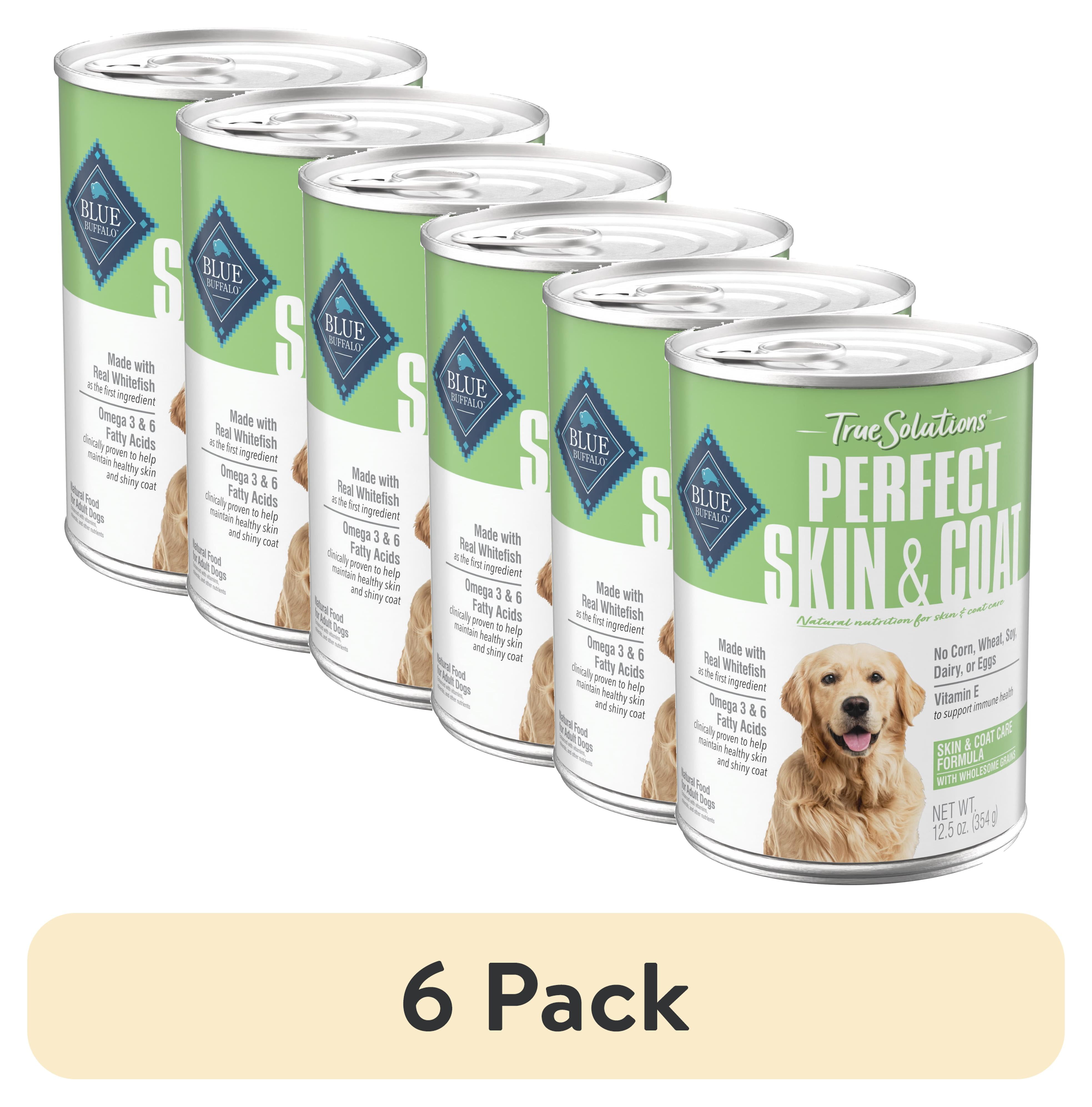 (6 pack) Blue Buffalo True Solutions Skin & Coat Care Wet Dog Food, 12. ...