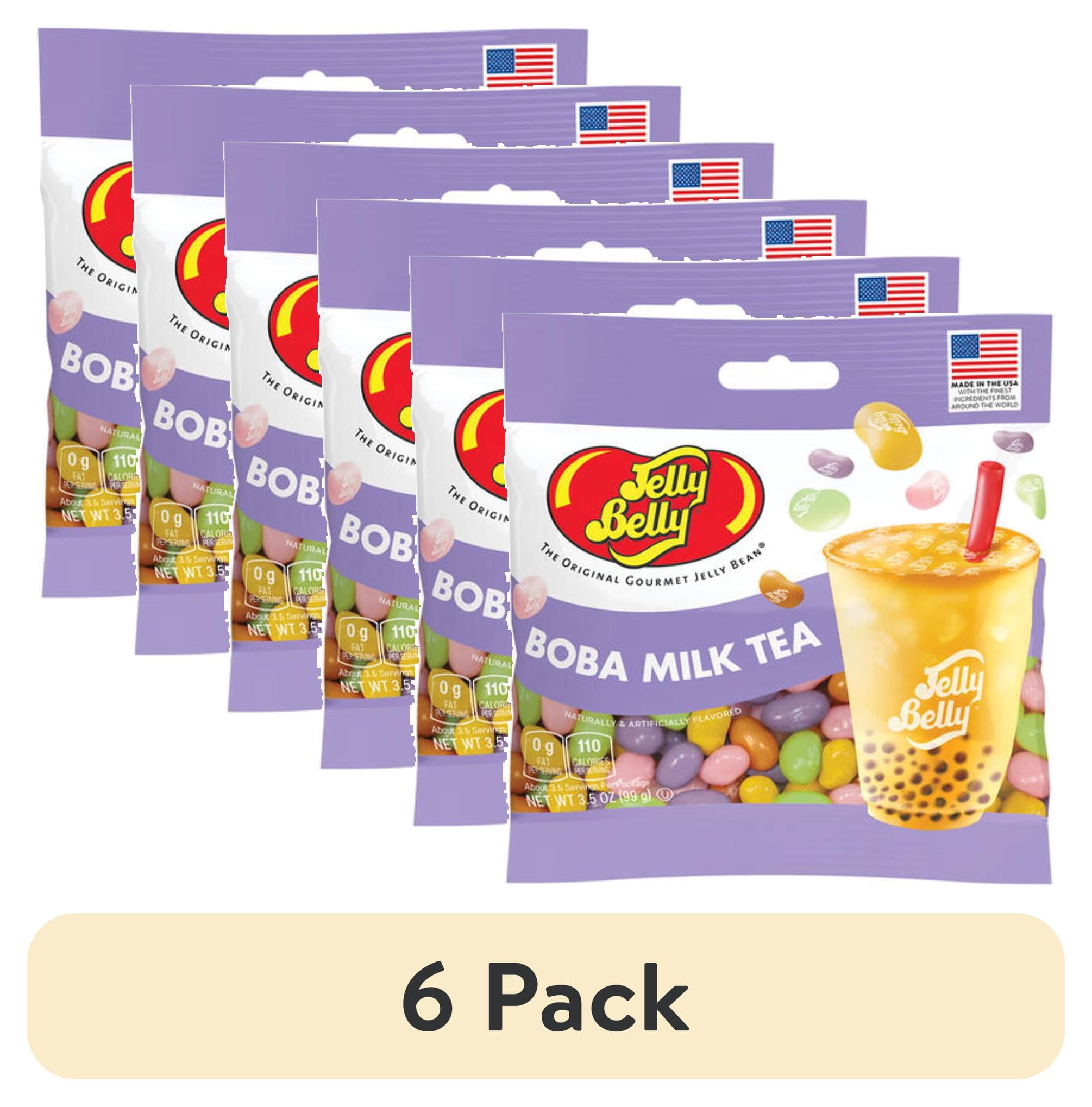 (6 pack) Boba Milk Tea Jelly Bean Grab Go® Bag, 3.5 oz - Walmart.com