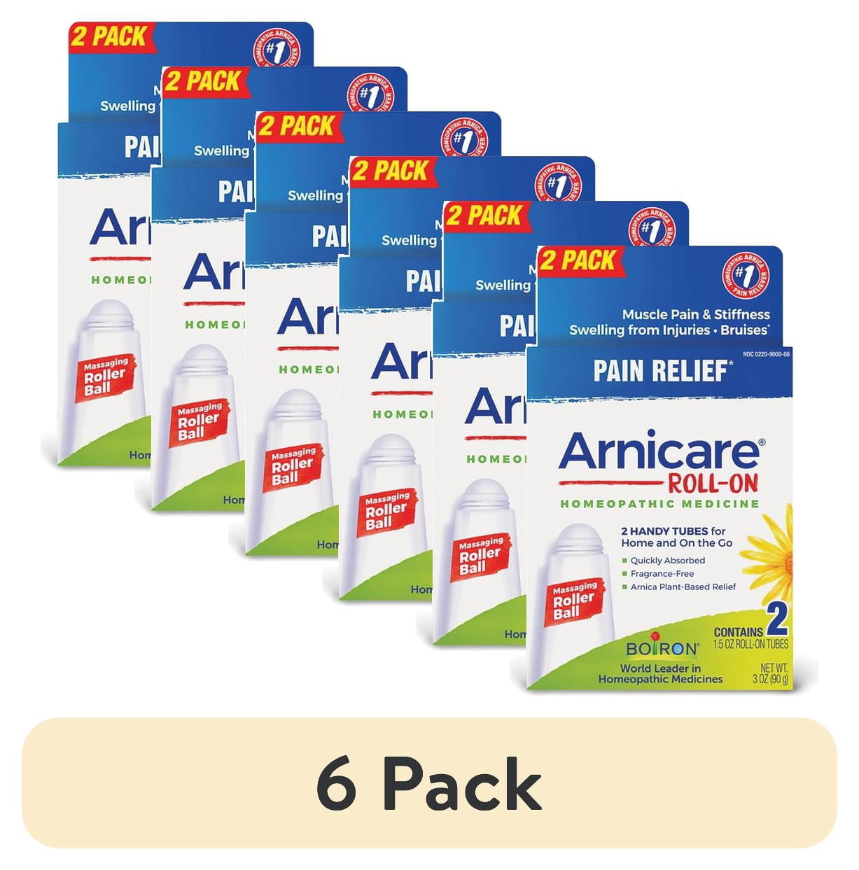 (6 pack) Boiron Arnicare Roll-On, Homeopathic Medicine for Pain Relief ...