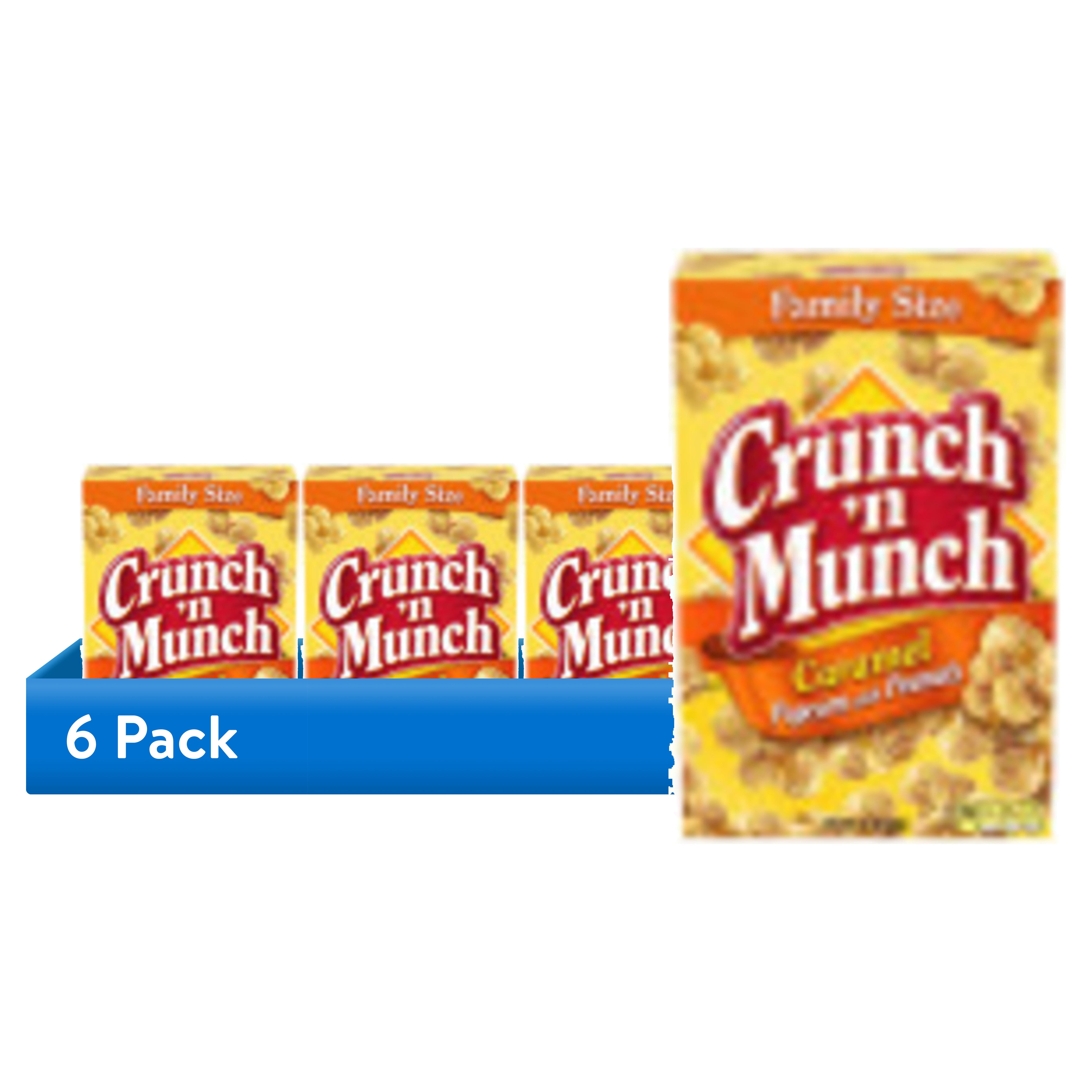 (6 pack) CRUNCH 'N MUNCH Caramel Popcorn with Peanuts, 12 oz. - Walmart.com